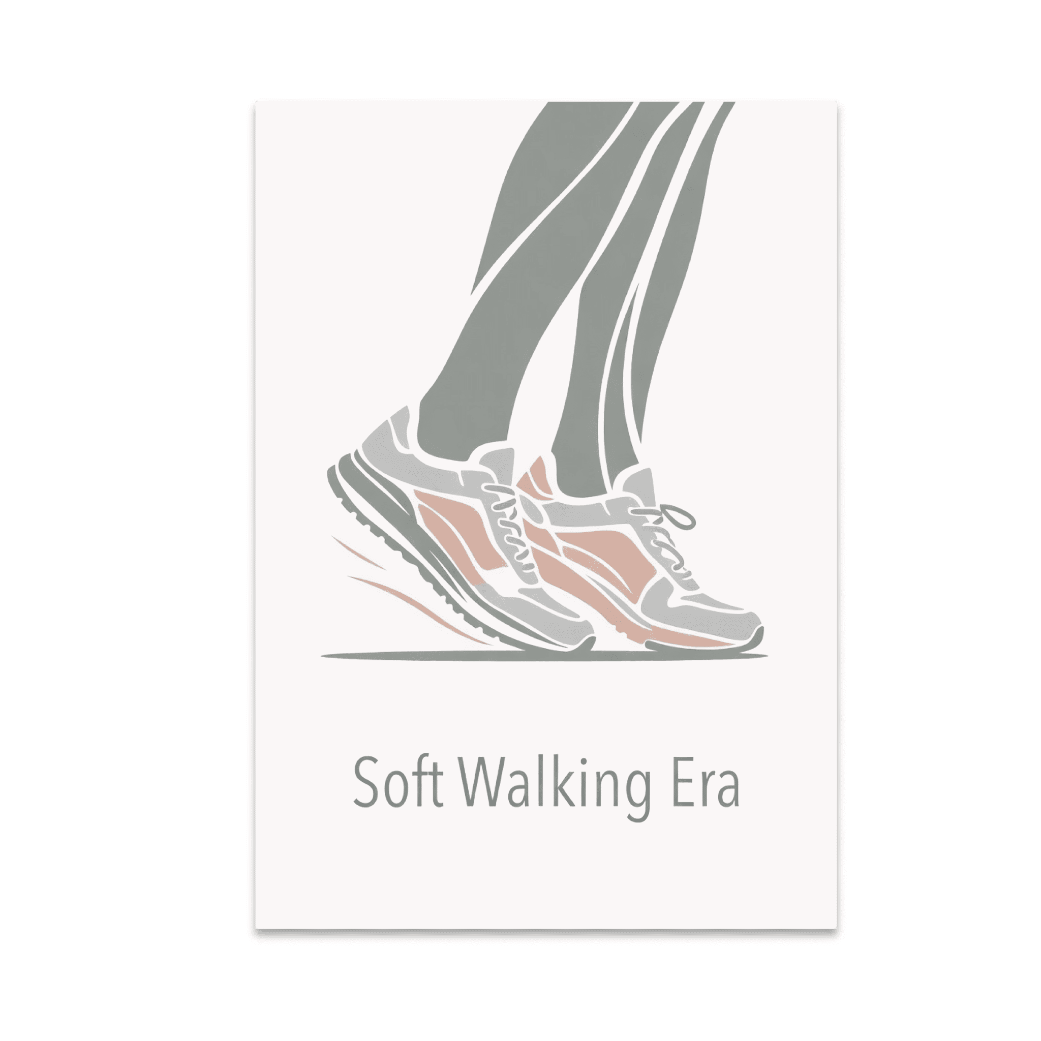 Soft Walking Era Poster Print - Wellness Decor for Mindful Living ...