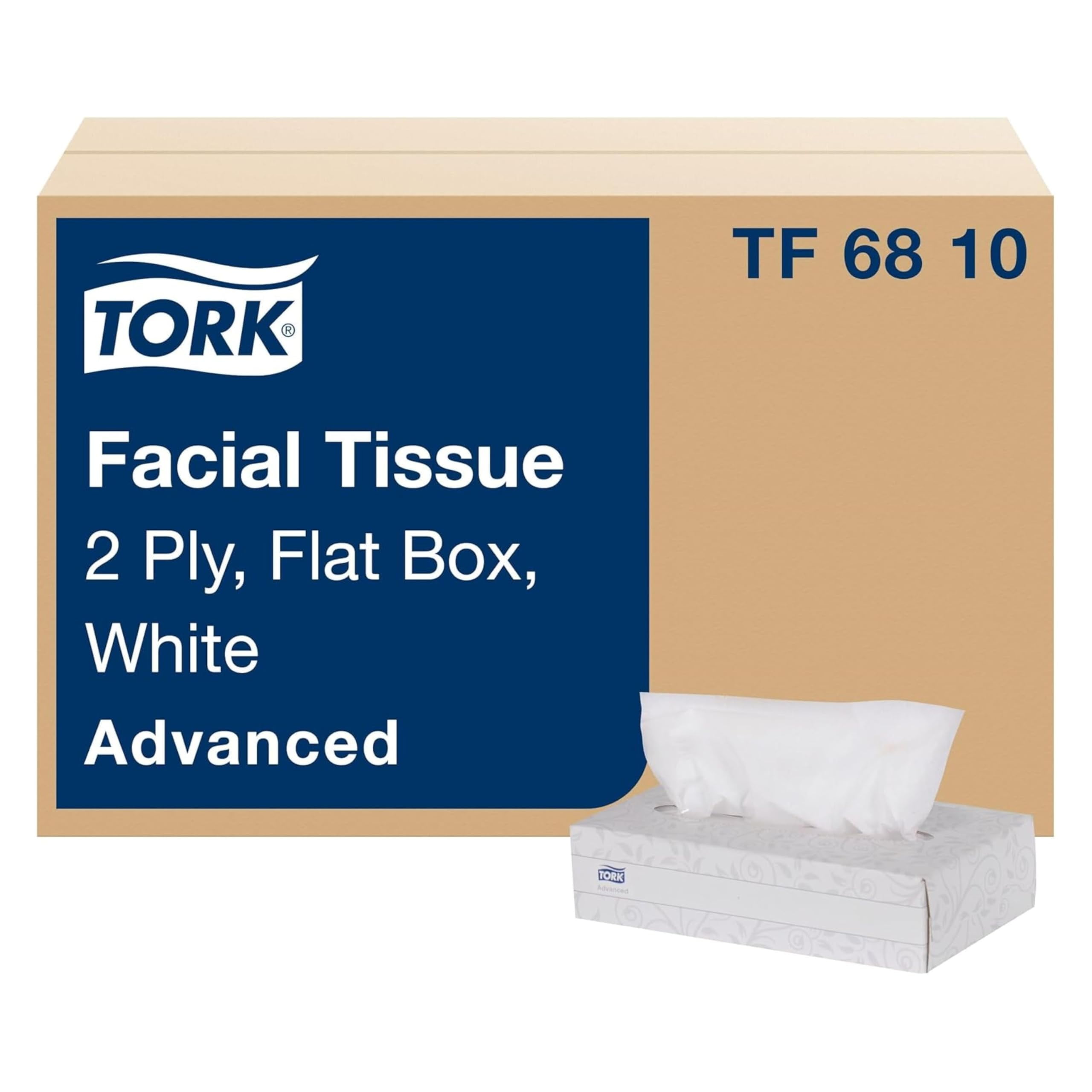 Soft White 2-Ply Facial Tissue, 30 Boxes x 100 Sheets, Advanced Quality ...