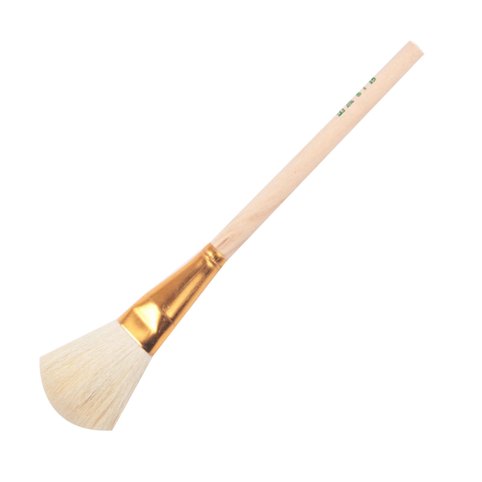 Soft Wool Paint Brushes Wooden Handle for Pottery Ceramic Painting Oil ...
