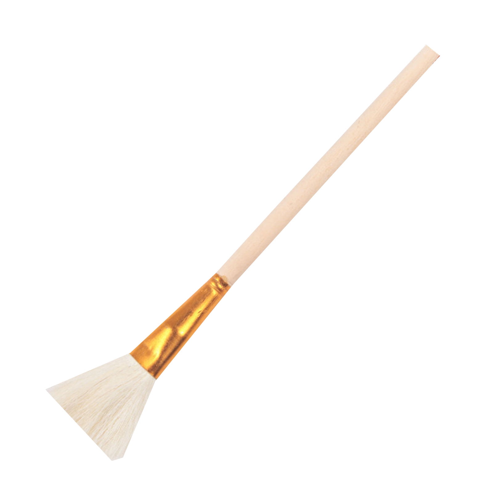 Soft Wool Paint Brushes Wooden Handle for Pottery Ceramic Painting Oil ...