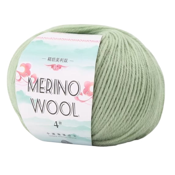 Soft Worsted Weight Yarn 134Yard/Roll Wool Yarn Hand Knitting Yarn 1 ...