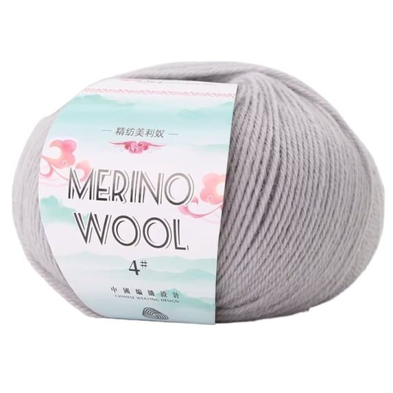 Soft Worsted Weight Yarn Wool Yarn Hand Knitting Yarn 1.76oz/Roll For ...