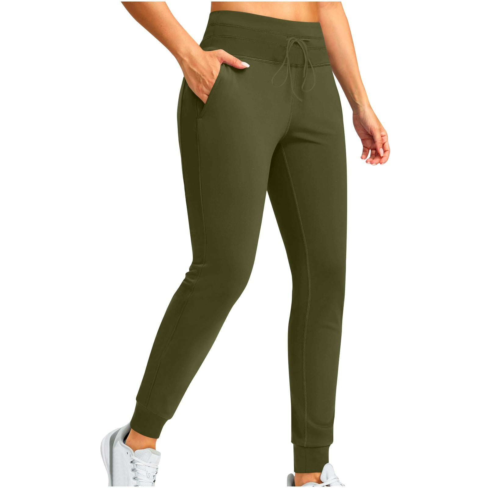 Soft Yoga Pants in Clearance Women's High Waist Drawstring Pants ...