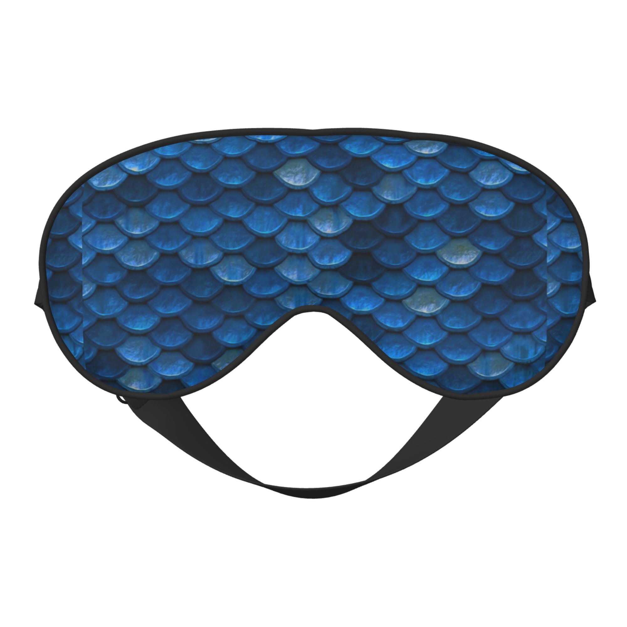 Soft Zero Pressure Eyes Cover Bahama Mermaid Fish Scale Light Blocking ...
