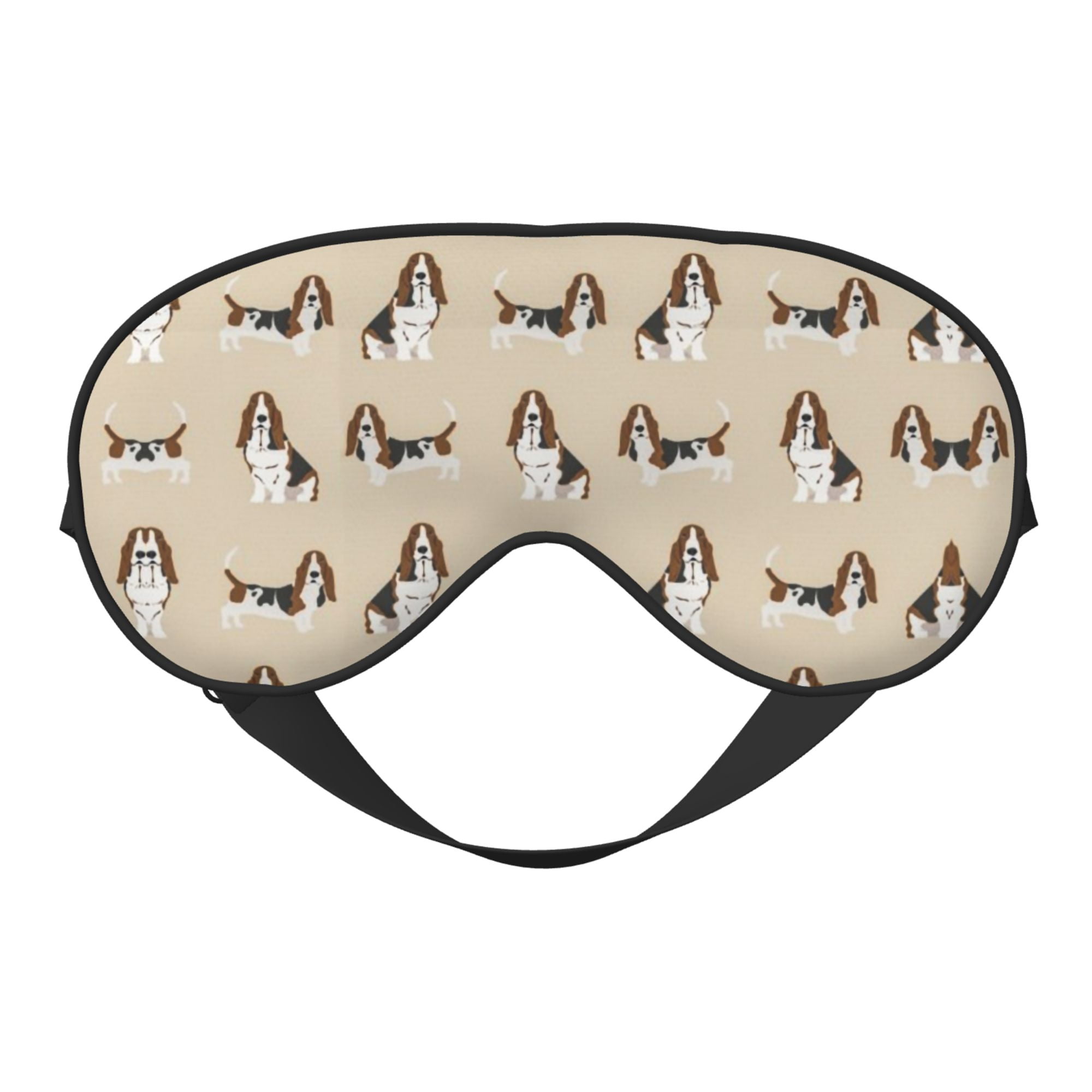 Soft Zero Pressure Eyes Cover Basset Hound Dog Light Blocking Sleeping ...