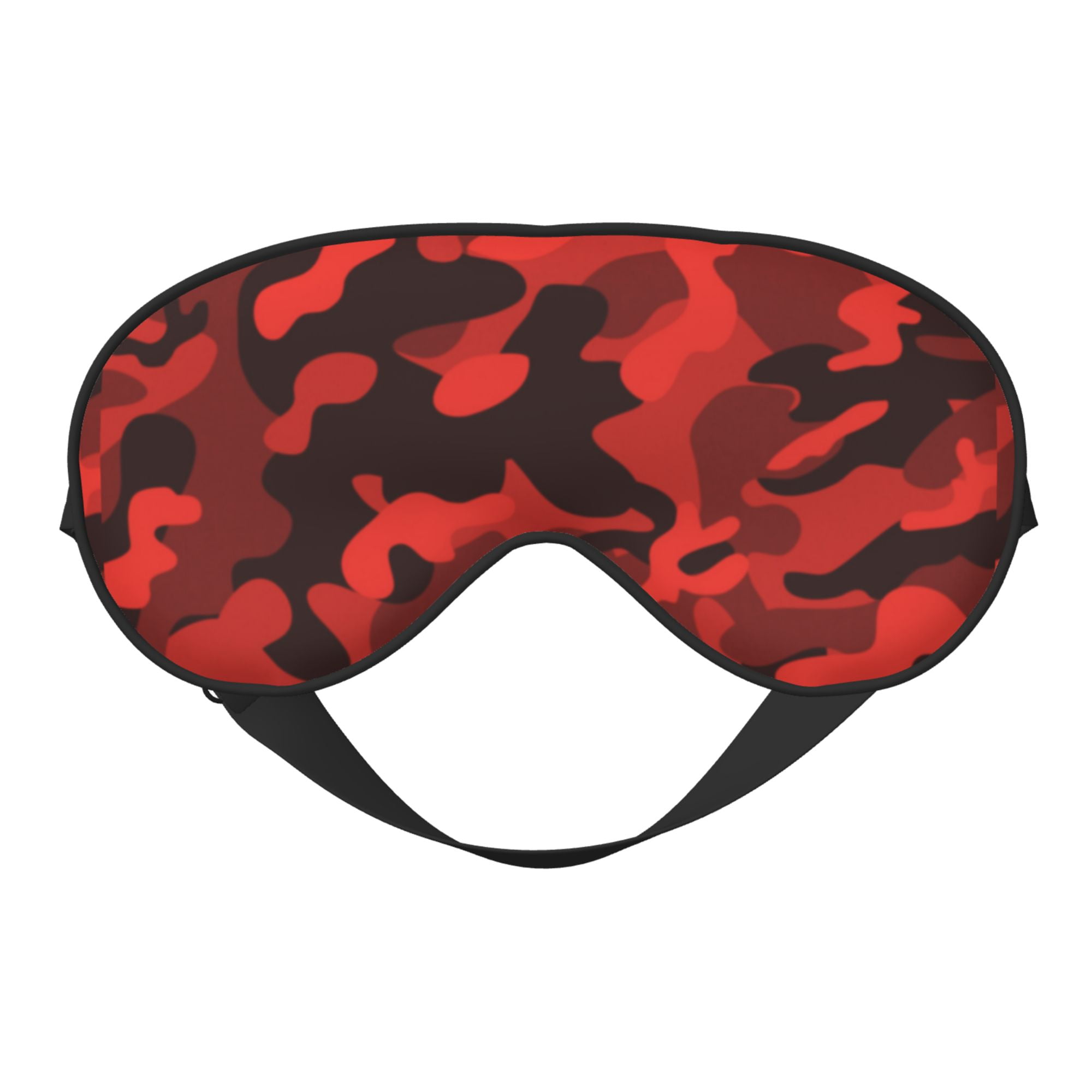 Soft Zero Pressure Eyes Cover Black Red Camouflage Pattern Light ...