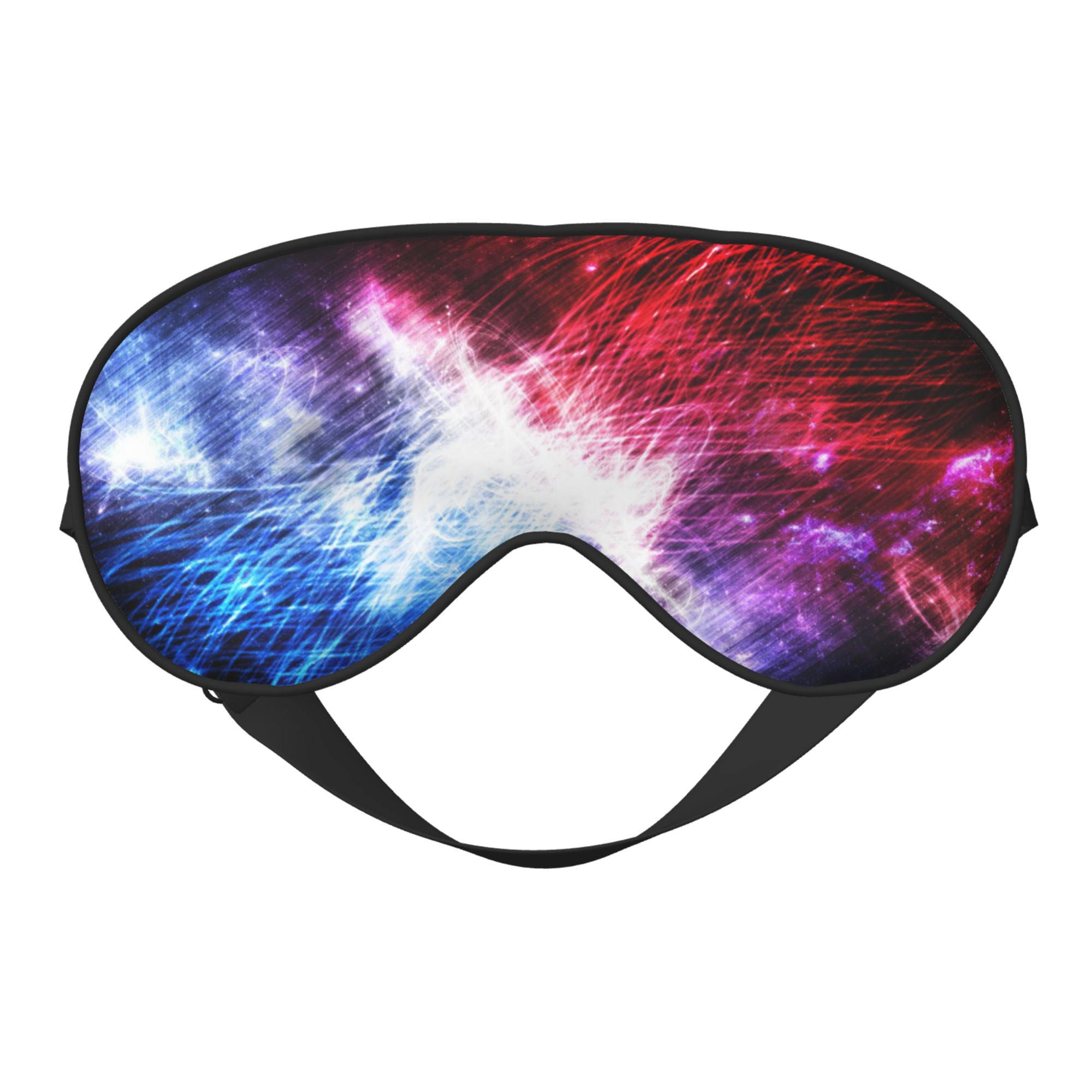 Soft Zero Pressure Eyes Cover Blue And Red Colored Wallpaper Light ...