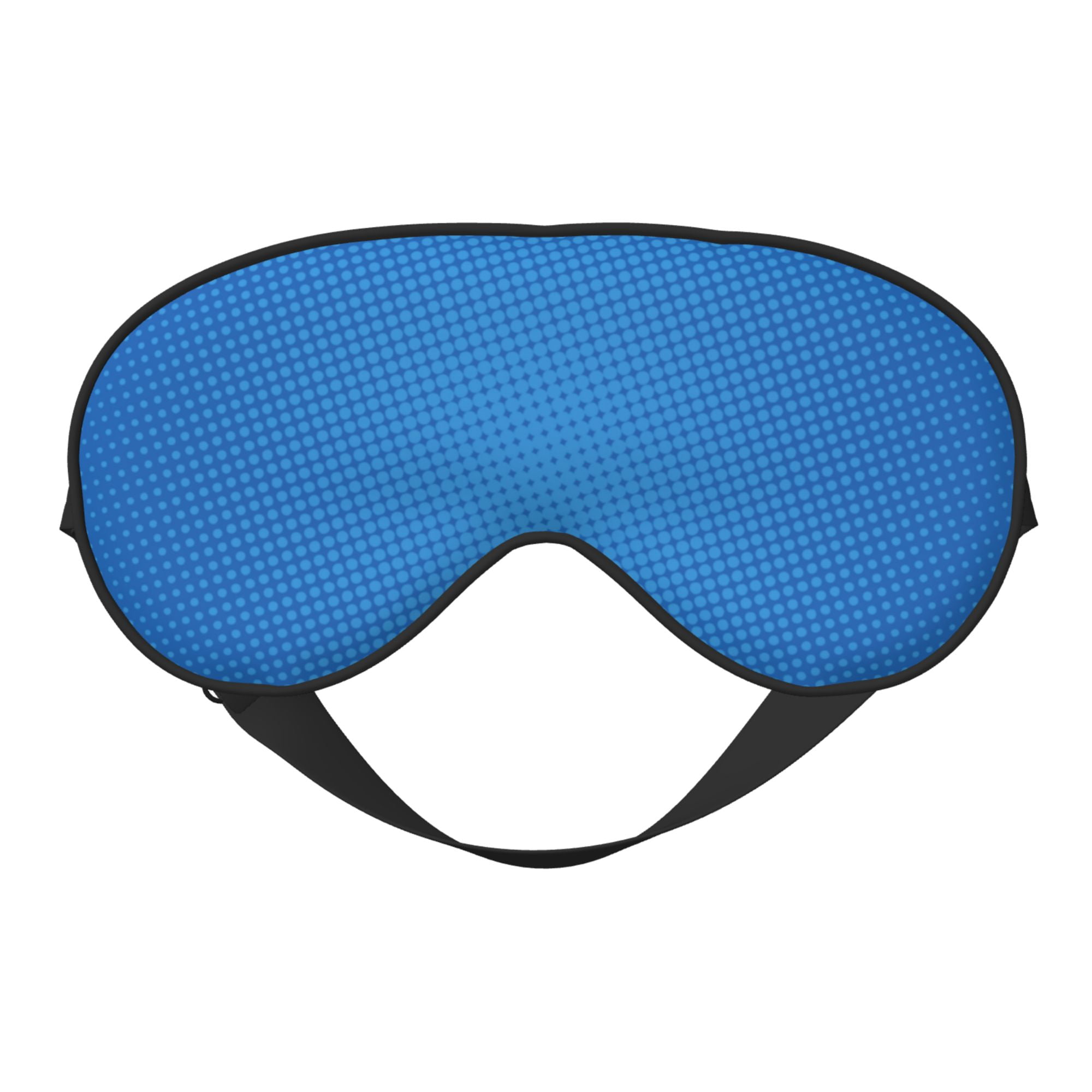 Soft Zero Pressure Eyes Cover Blue Dense Dots Background Light Blocking ...