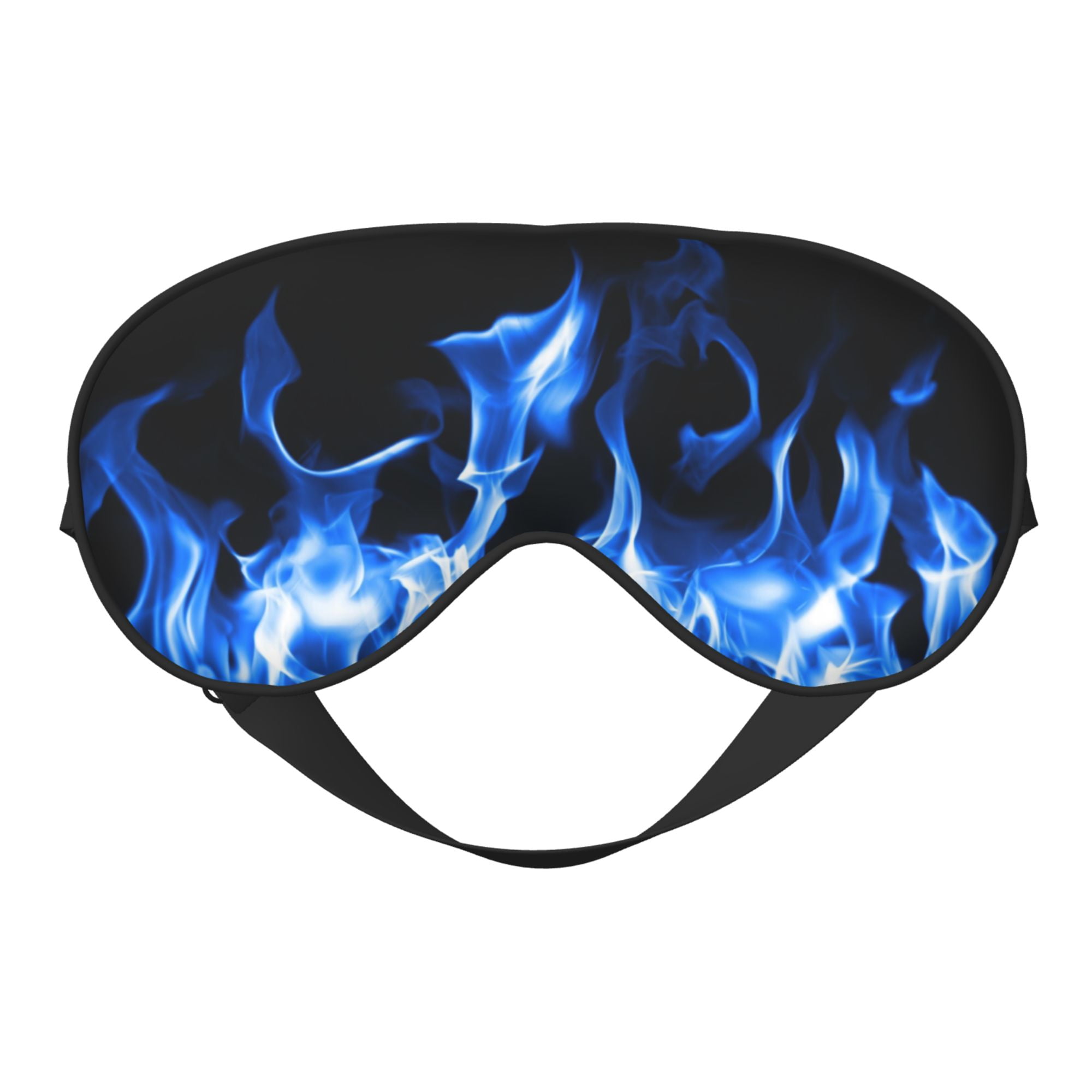 Soft Zero Pressure Eyes Cover Blue Fire Light Blocking Sleeping Eye ...