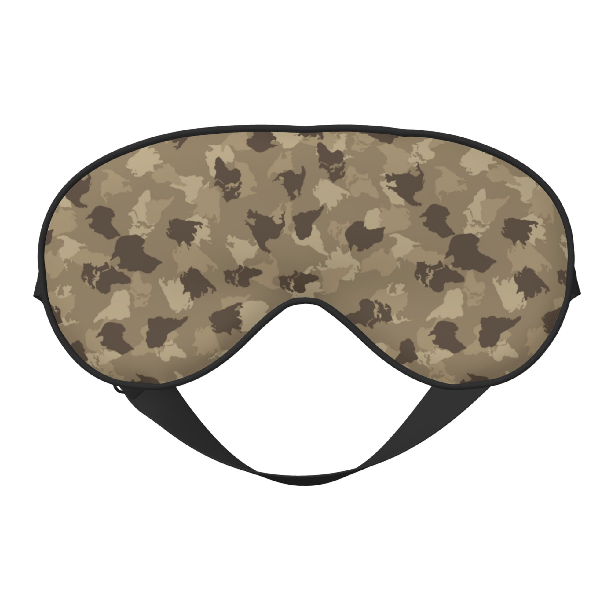 Soft Zero Pressure Eyes Cover Camouflage Pattern Light Blocking ...
