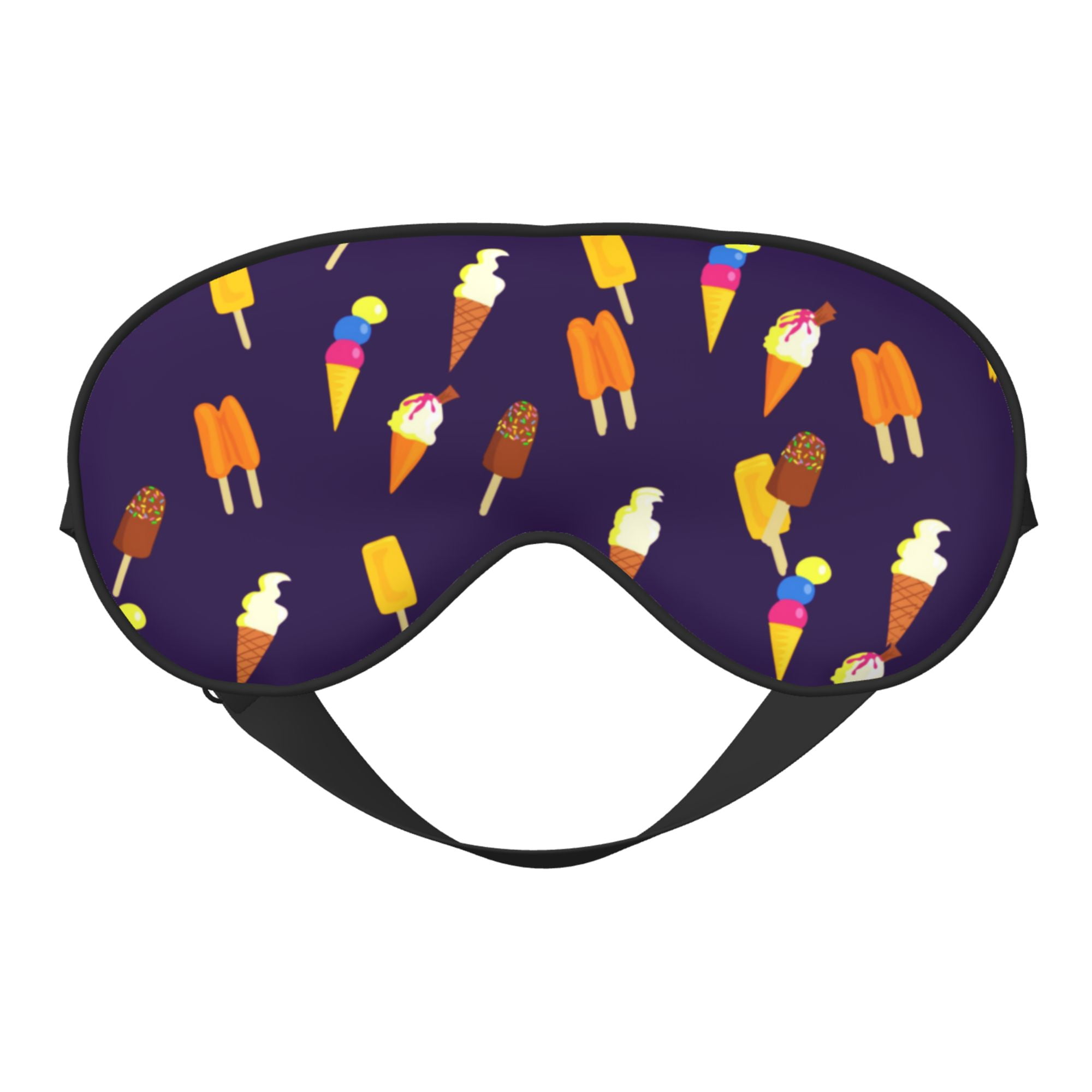 Soft Zero Pressure Eyes Cover Cartoon Ice Cream Background Light ...