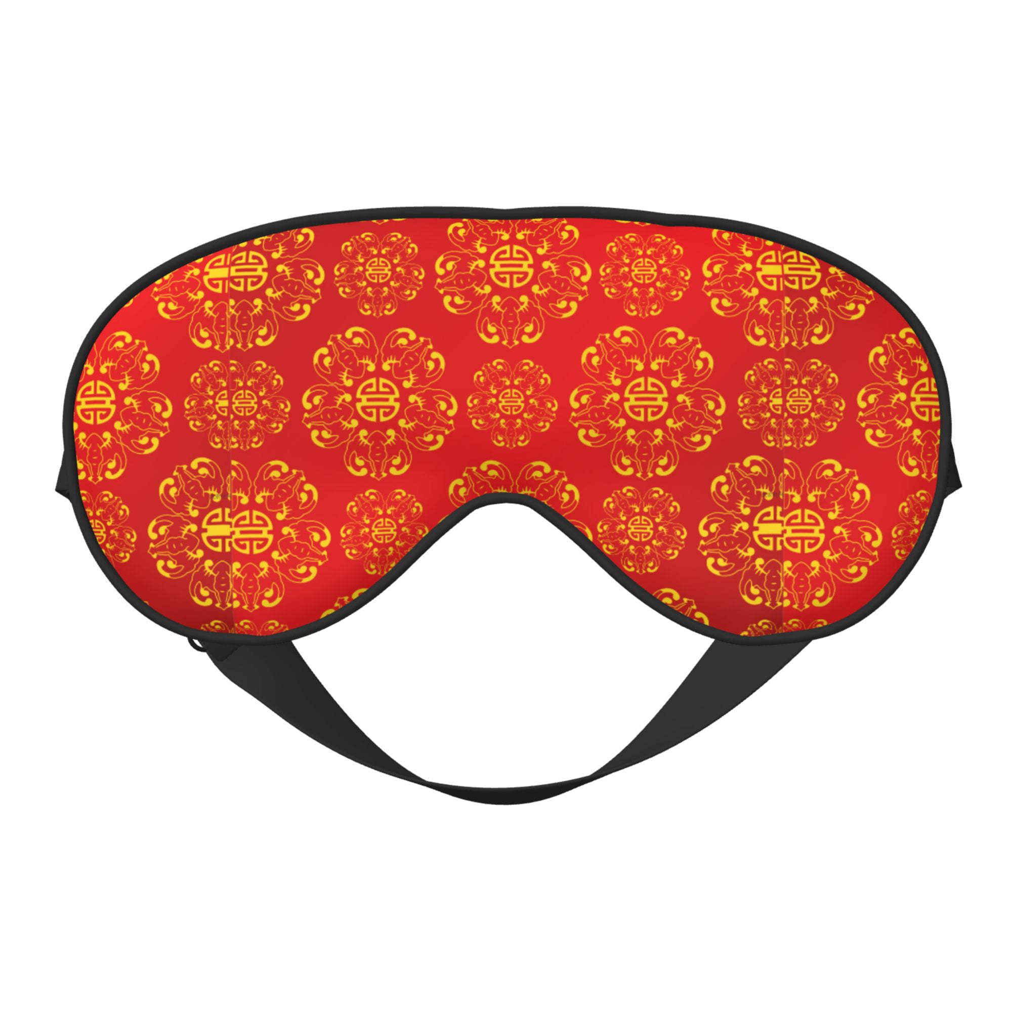 Soft Zero Pressure Eyes Cover Chinese_Patterns Light Blocking Sleeping ...