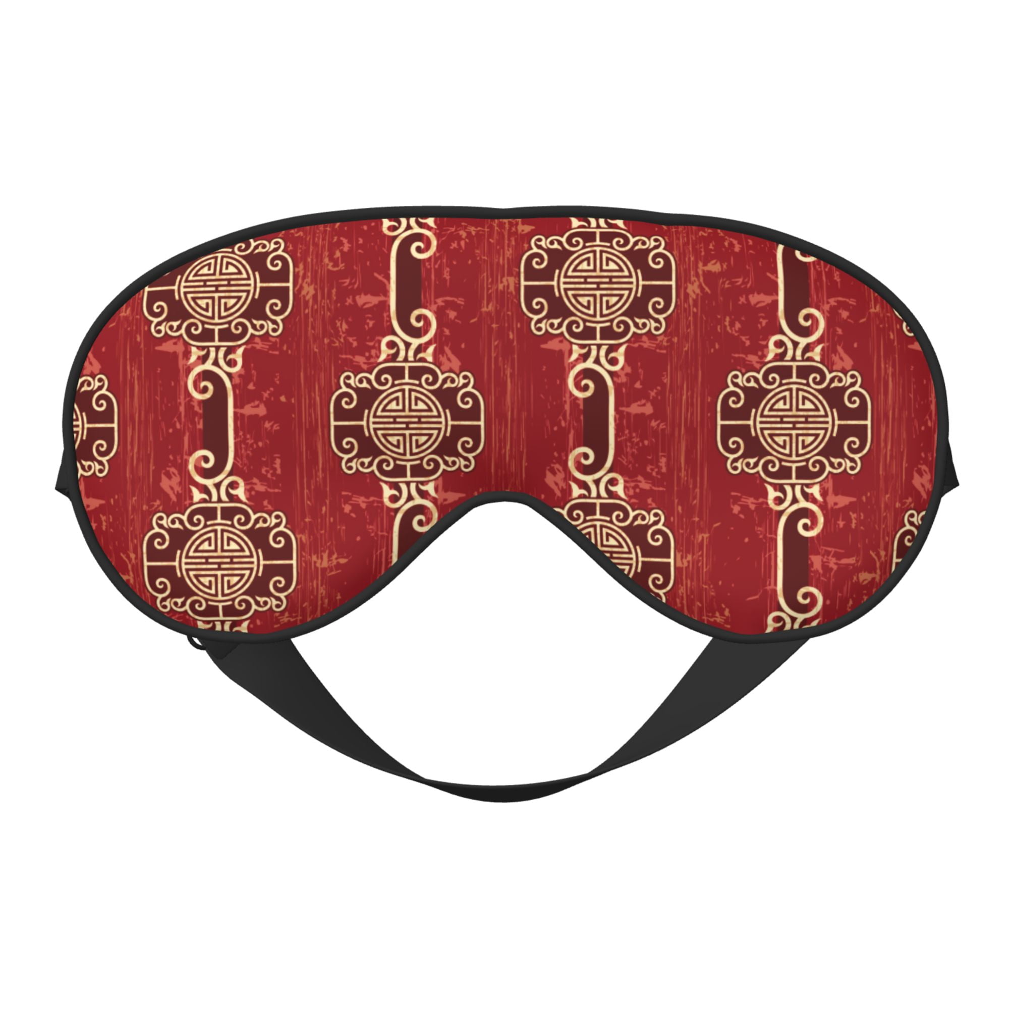 Soft Zero Pressure Eyes Cover Chinese Style Pattern Light Blocking ...