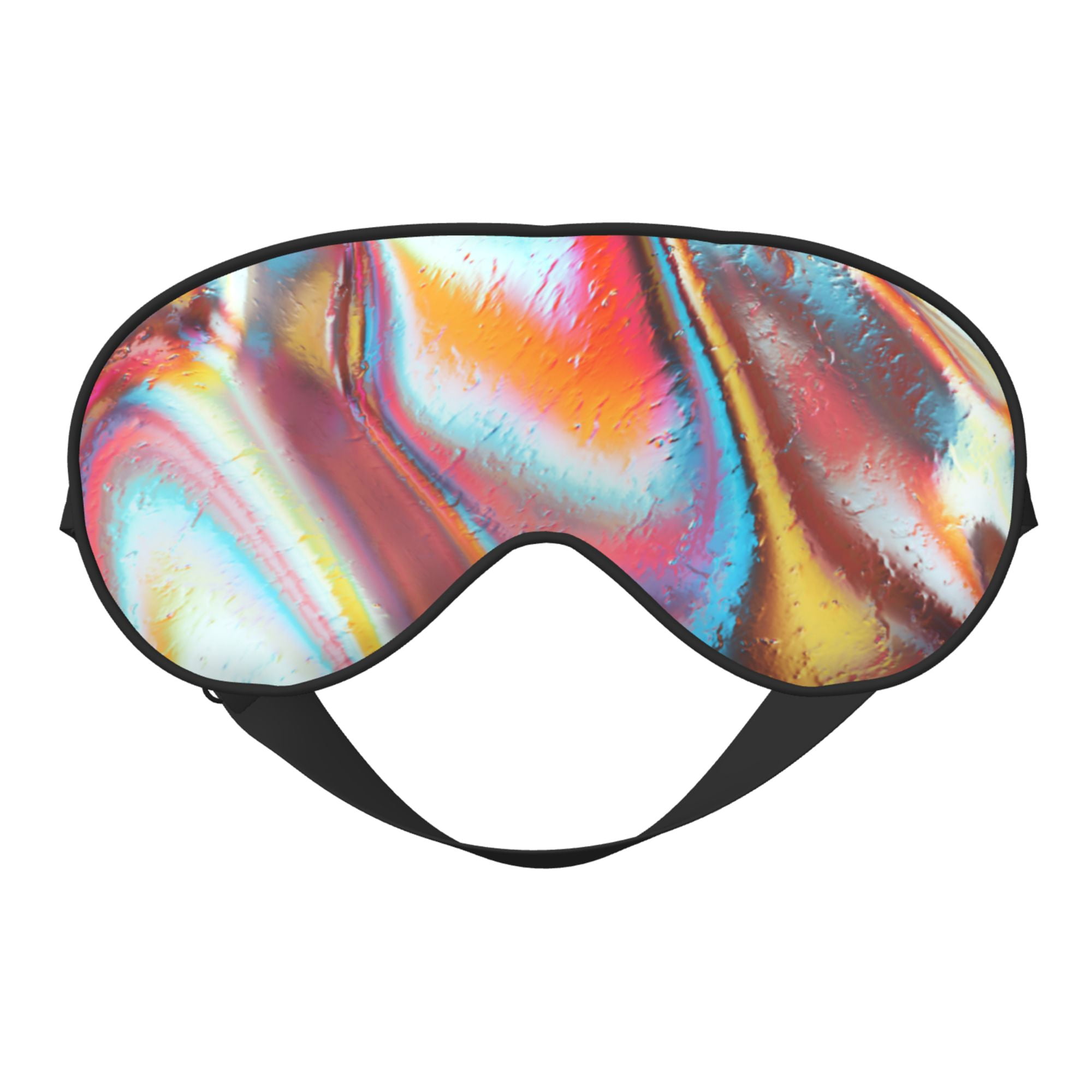 Soft Zero Pressure Eyes Cover Colorful Abstract Lava Background Light ...