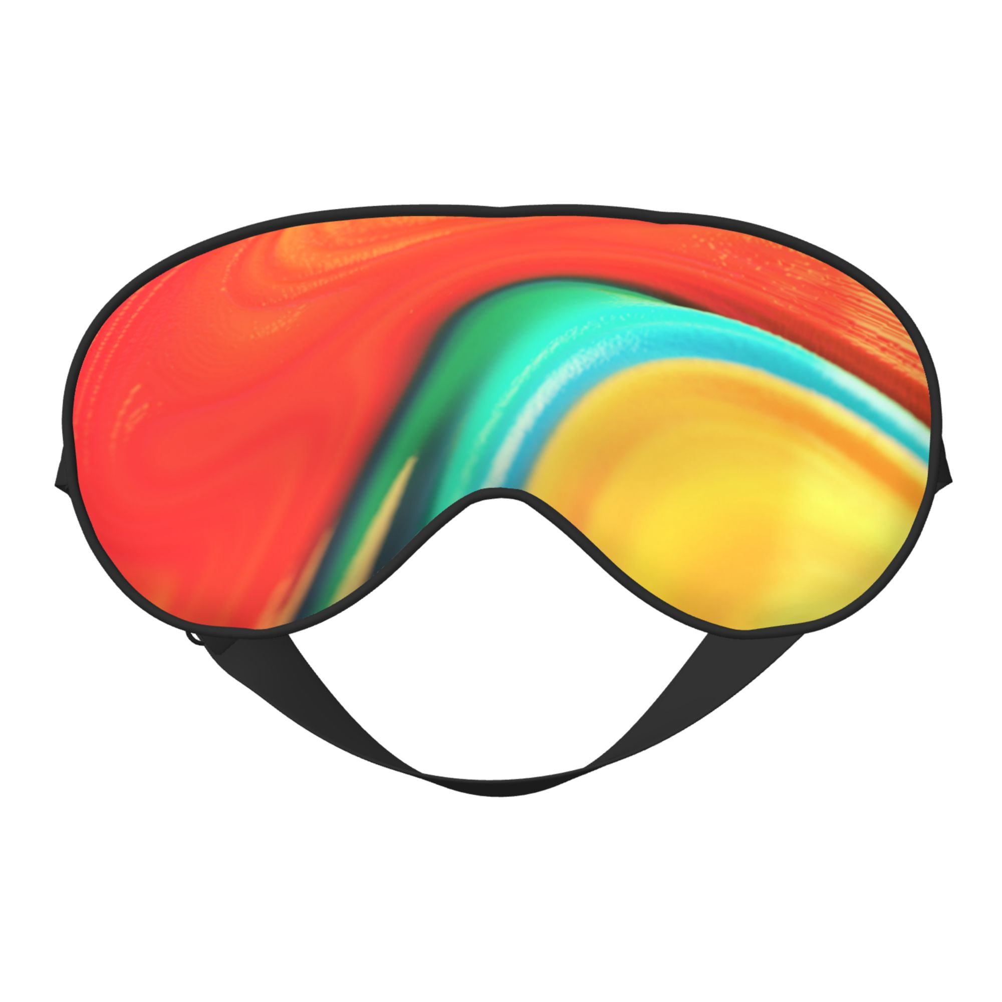 Soft Zero Pressure Eyes Cover Colorful Abstract Lava Background Light ...