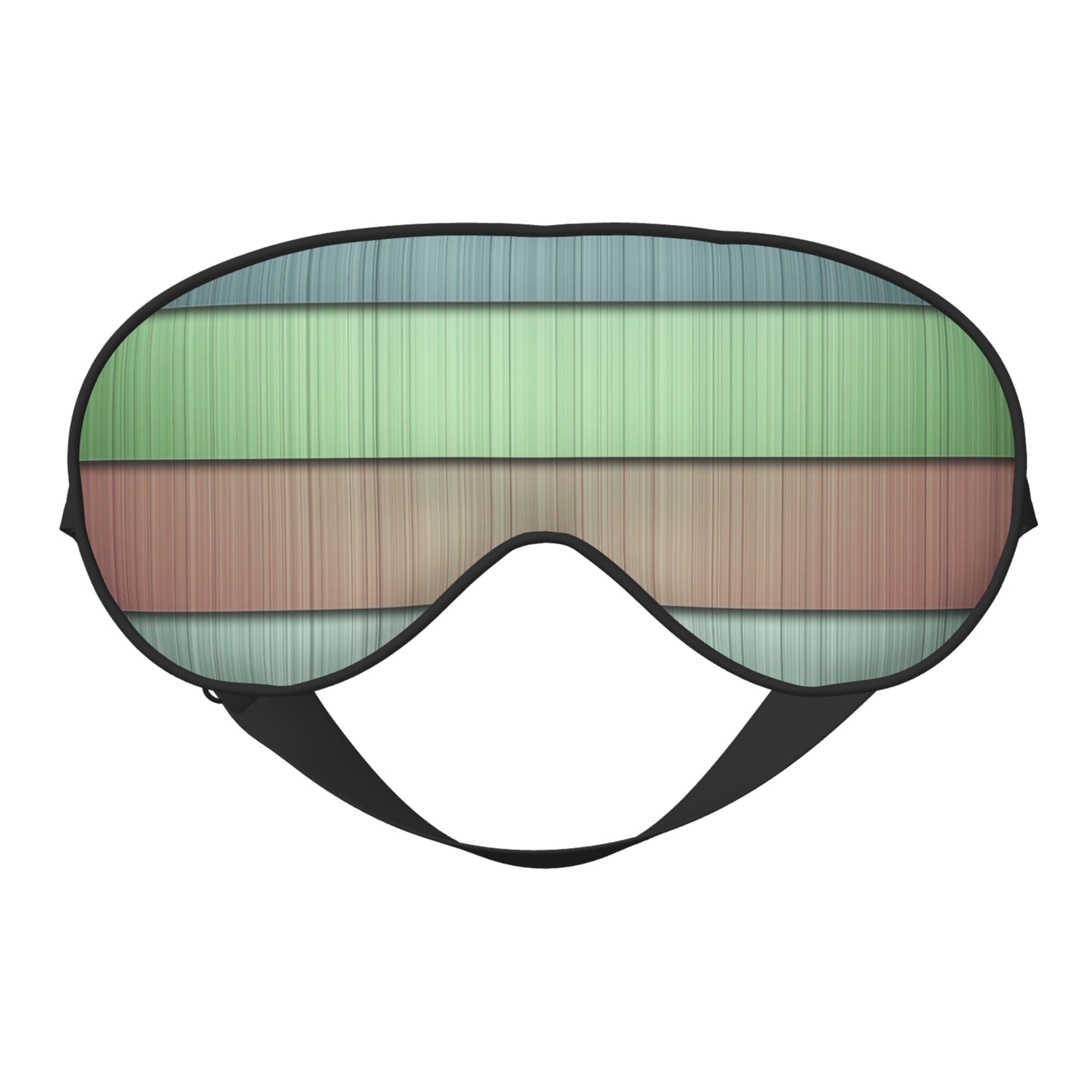 Soft Zero Pressure Eyes Cover Colorful-Lines-0 Light Blocking Sleeping ...