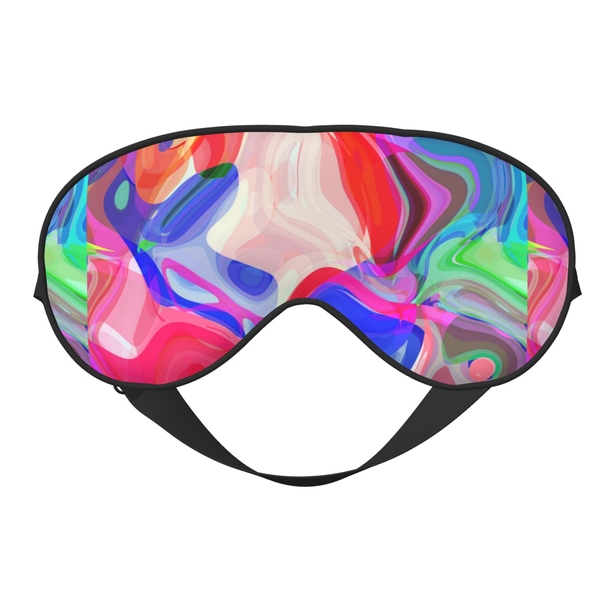 Soft Zero Pressure Eyes Cover Colorful Reusable Light Blocking Sleeping ...