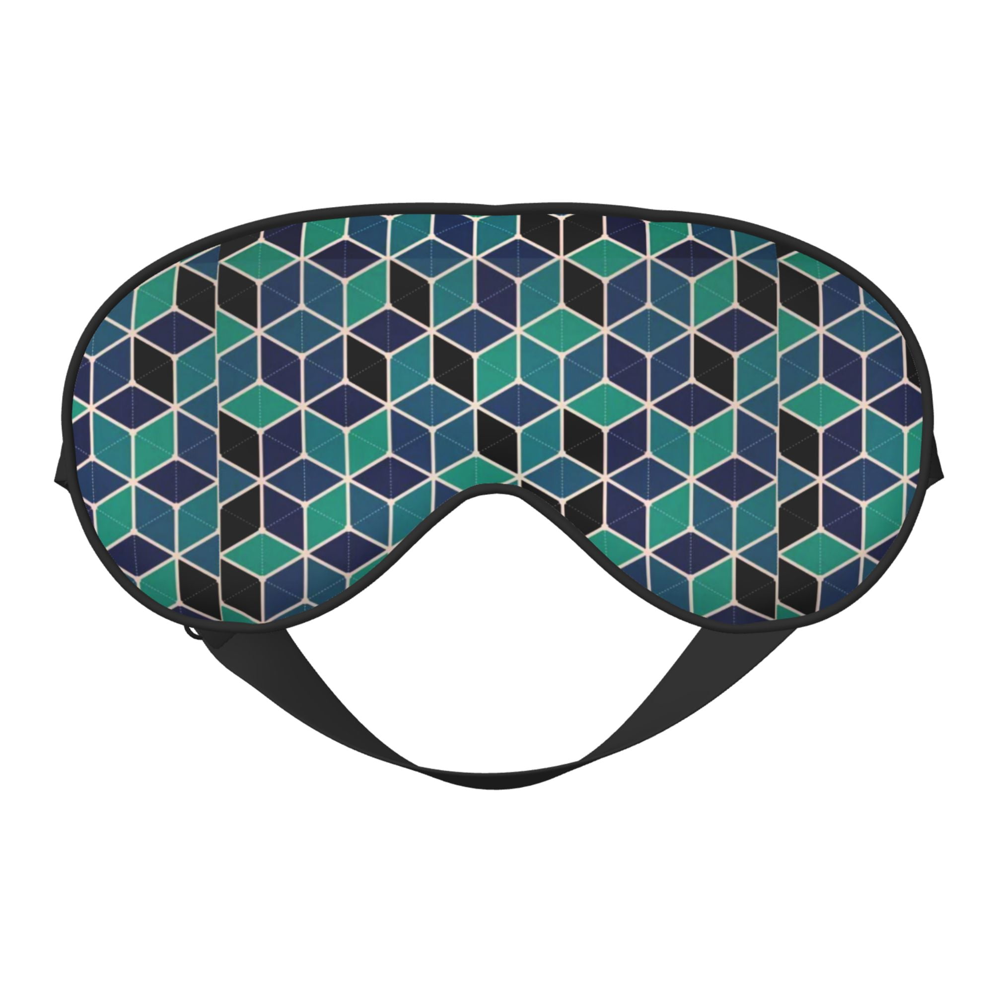 Soft Zero Pressure Eyes Cover Equilateral Hexagonal Art Pattern Light ...