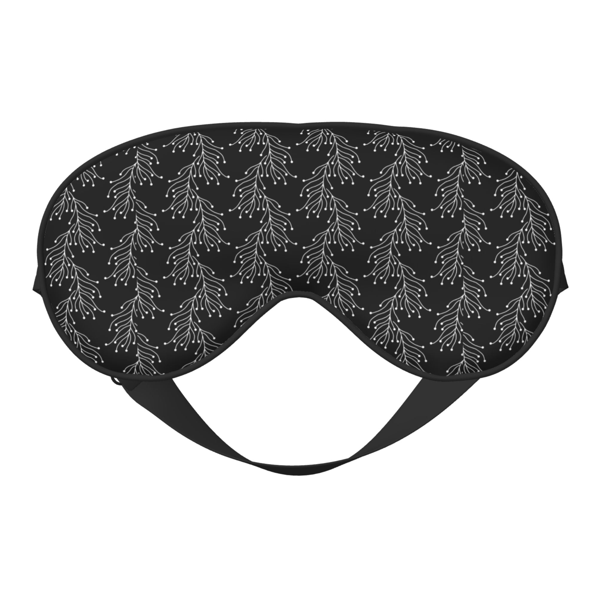 Soft Zero Pressure Eyes Cover Ethnic Boho Pattern White Light Blocking ...