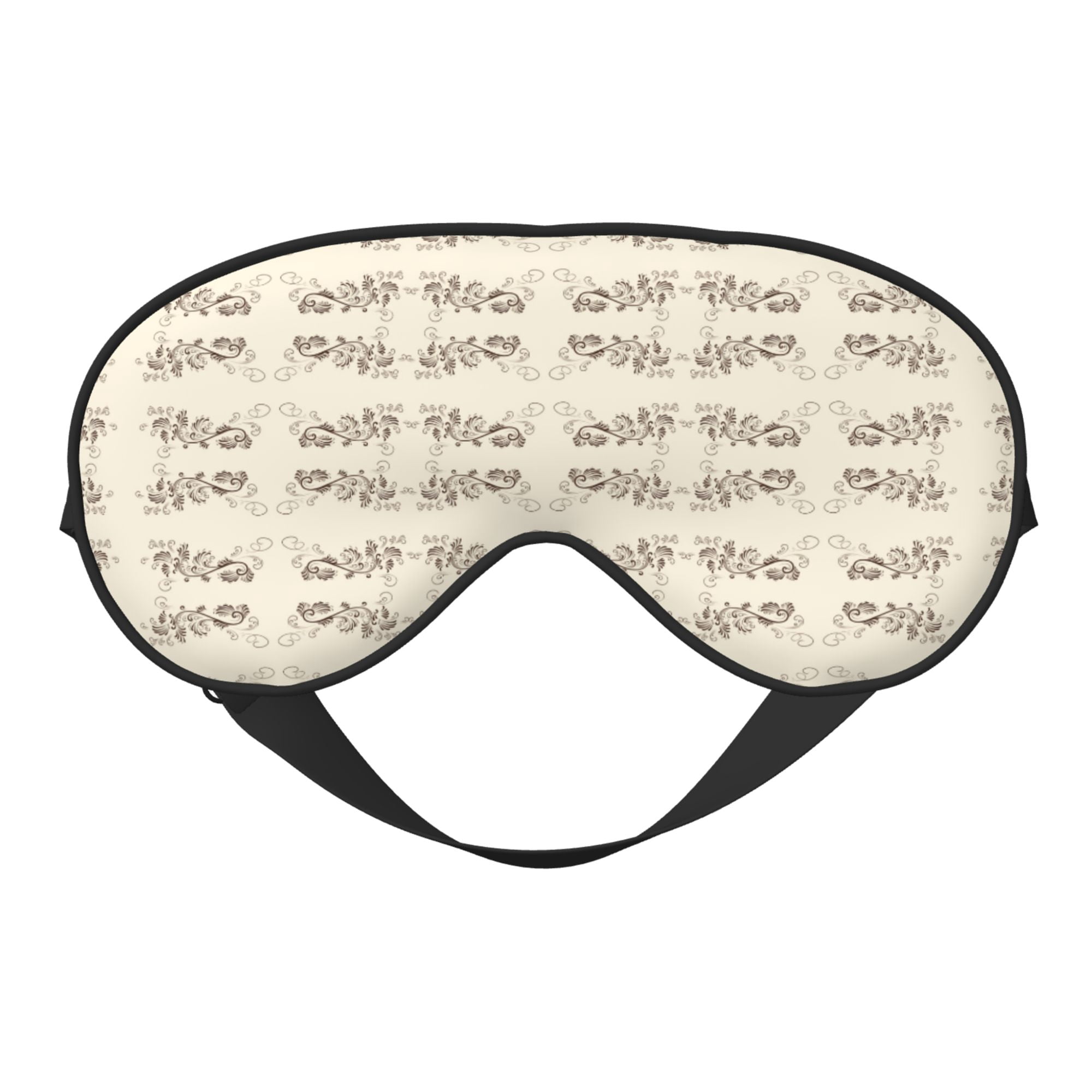 Soft Zero Pressure Eyes Cover European Floral Border Pattern Light ...