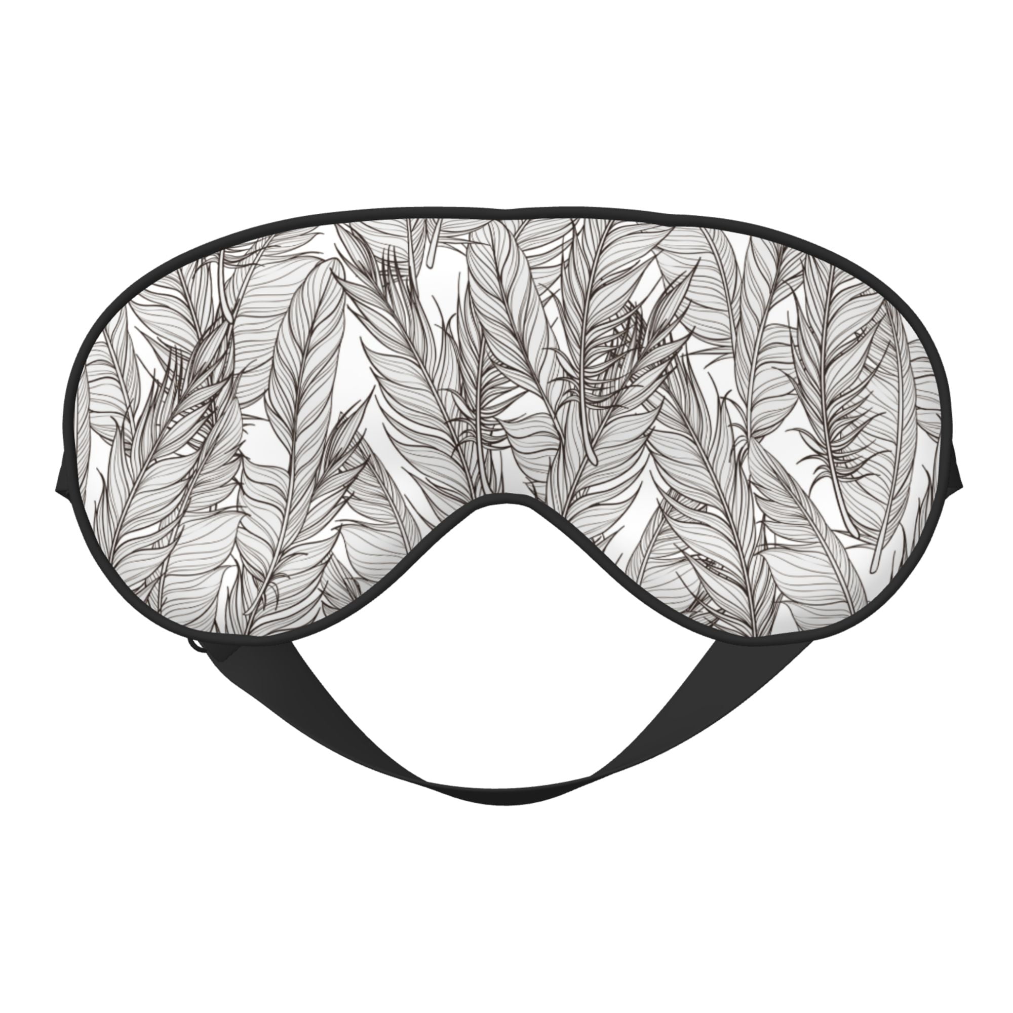 Soft Zero Pressure Eyes Cover Feather Background Light Blocking ...