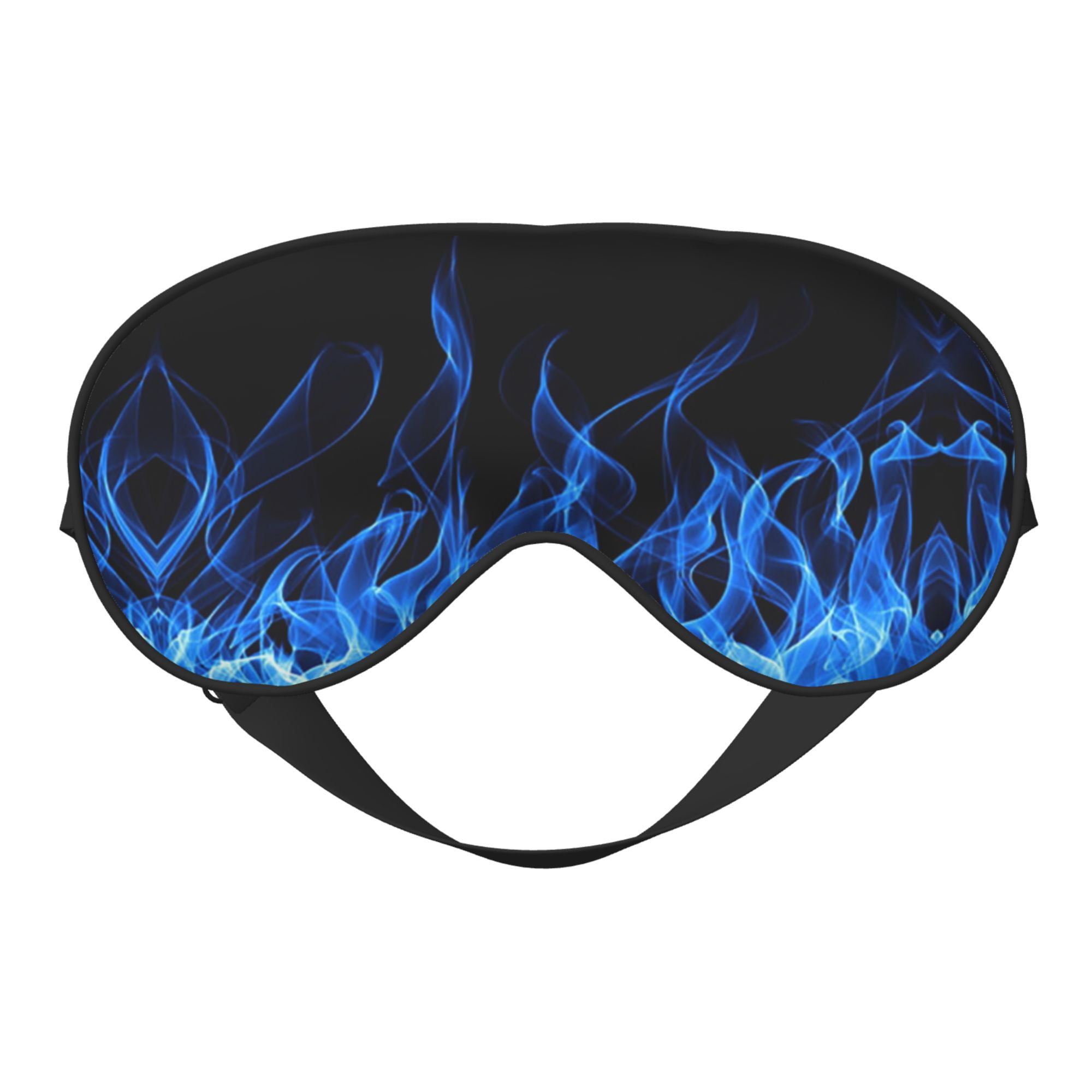 Soft Zero Pressure Eyes Cover Fire Blue Flame Light Blocking Sleeping ...