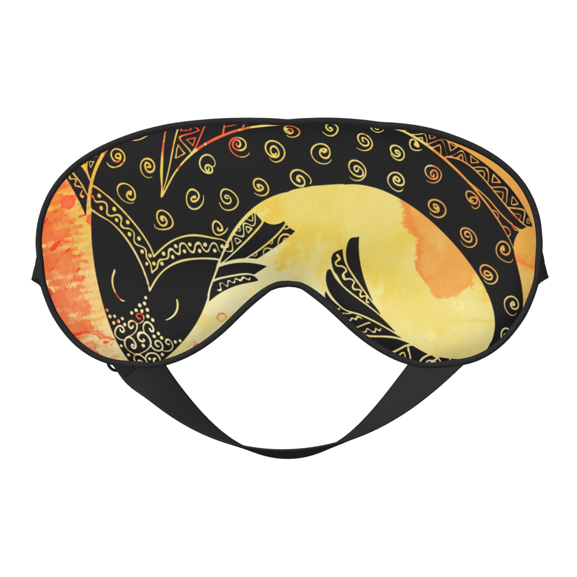 Soft Zero Pressure Eyes Cover Fish On Watercolor Background Light ...