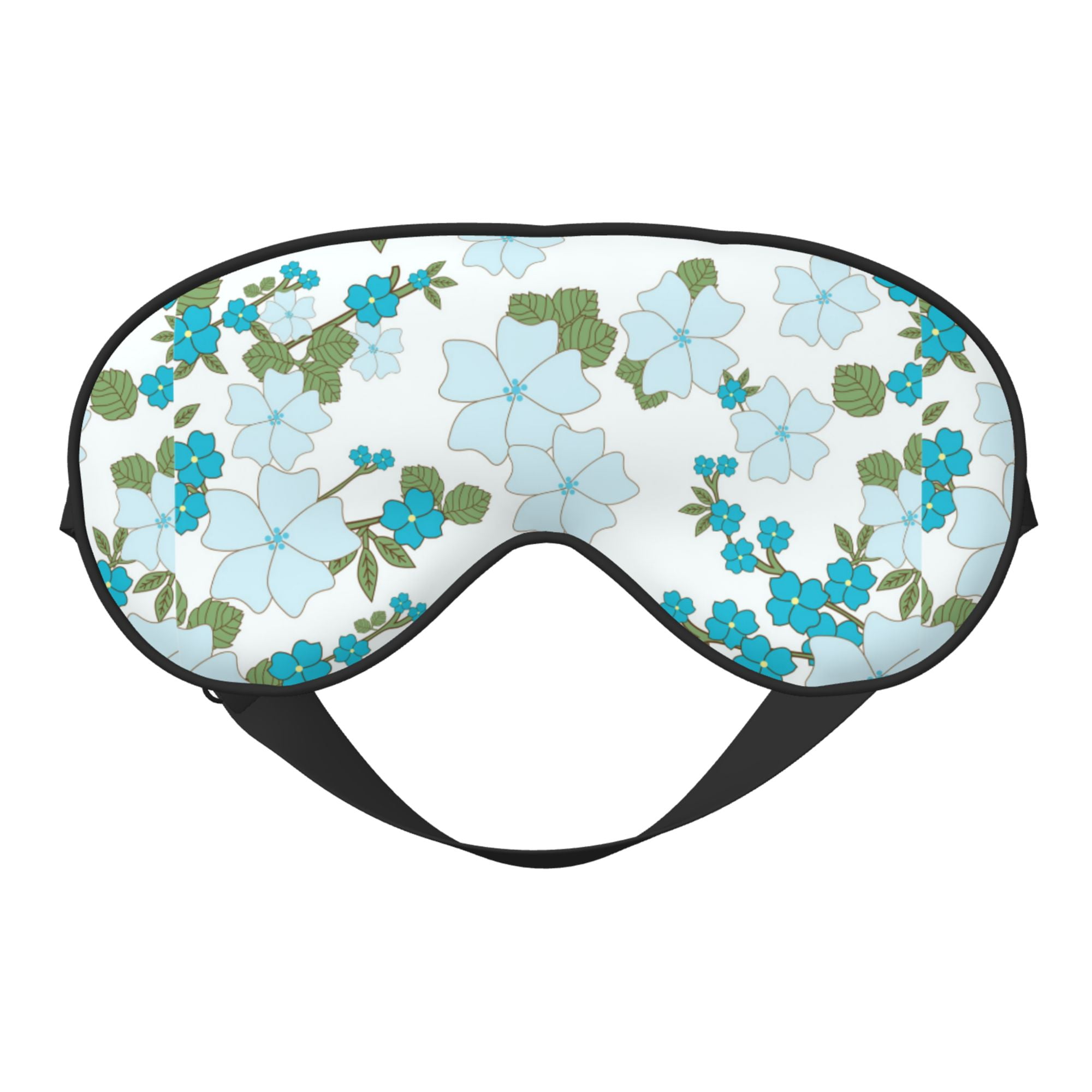 Soft Zero Pressure Eyes Cover Floral Background Blue Light Blocking ...
