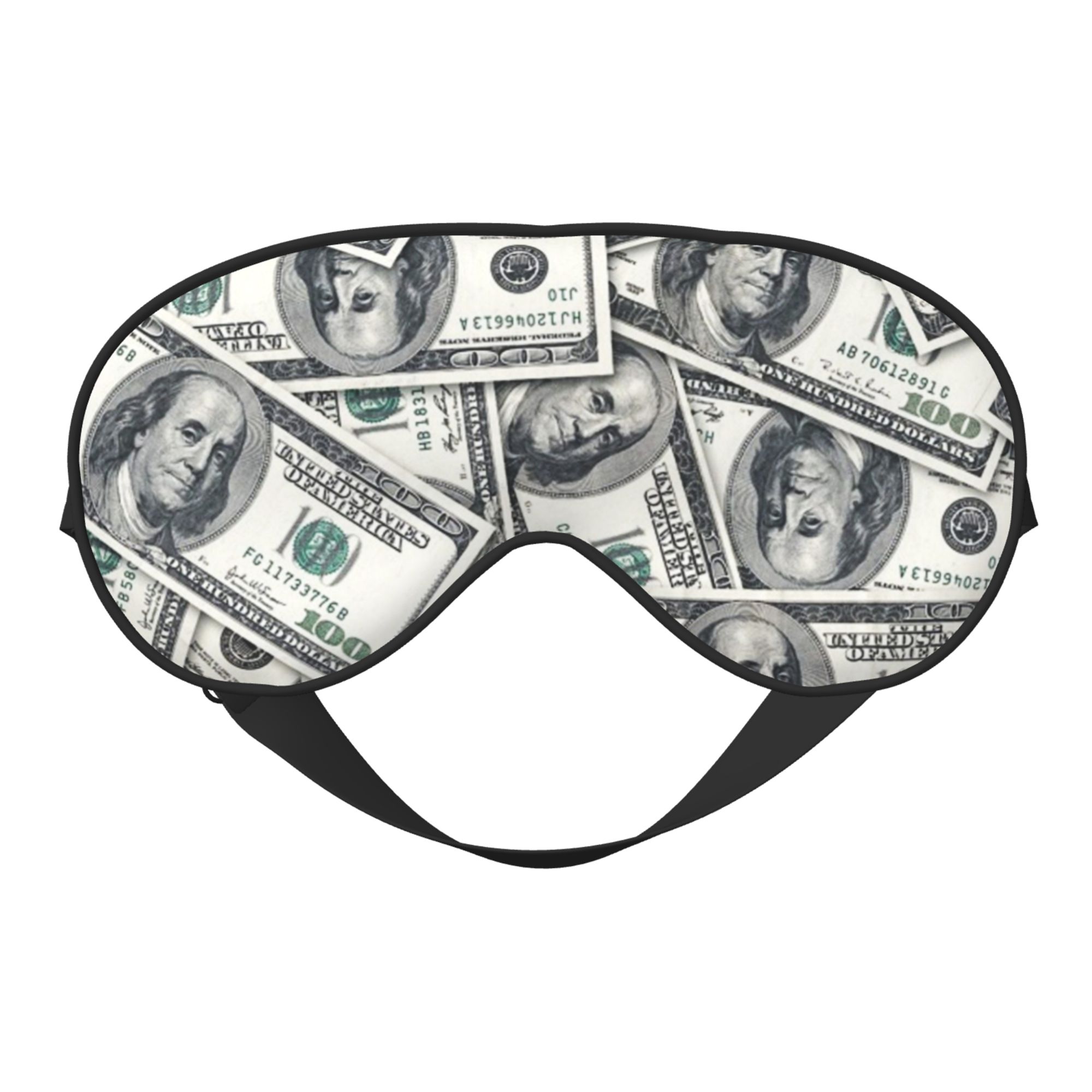Soft Zero Pressure Eyes Cover Heap Of Dollars Light Blocking Sleeping ...