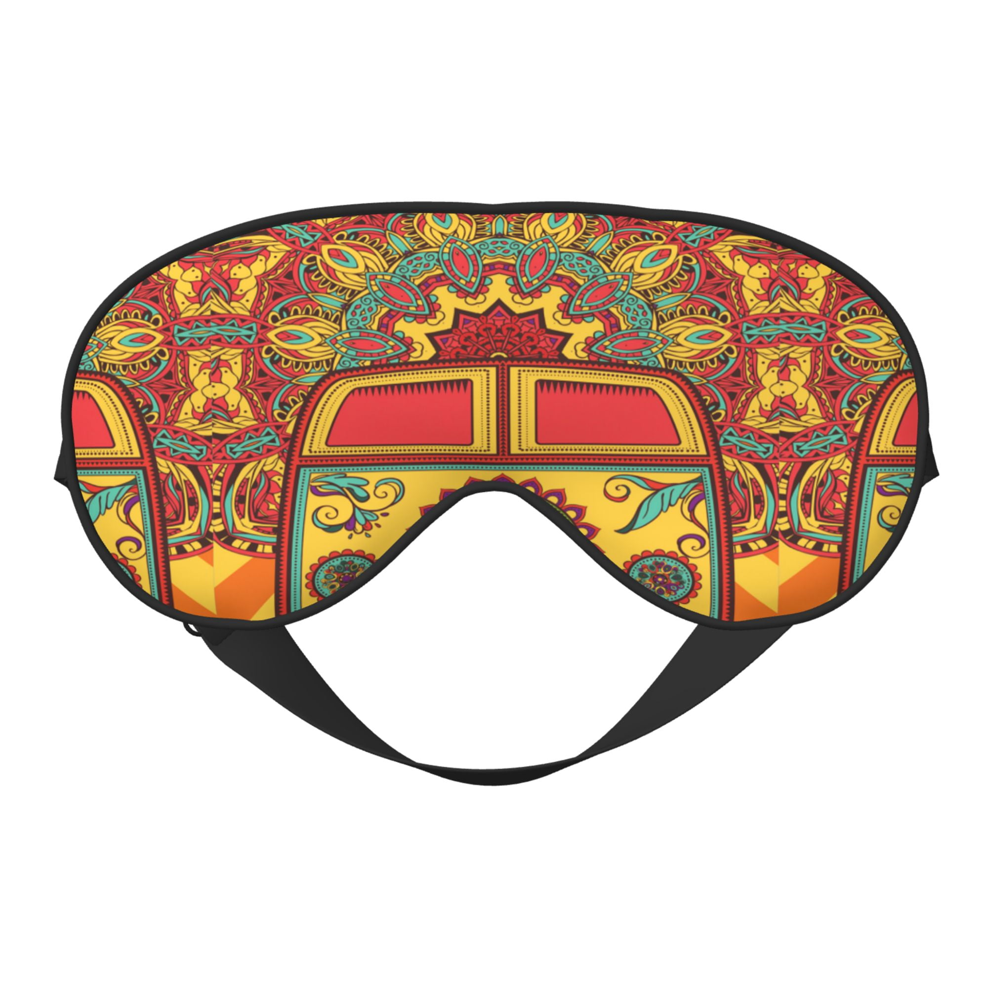 Soft Zero Pressure Eyes Cover Hippie Vintage Mini Van Peace Sign Light ...