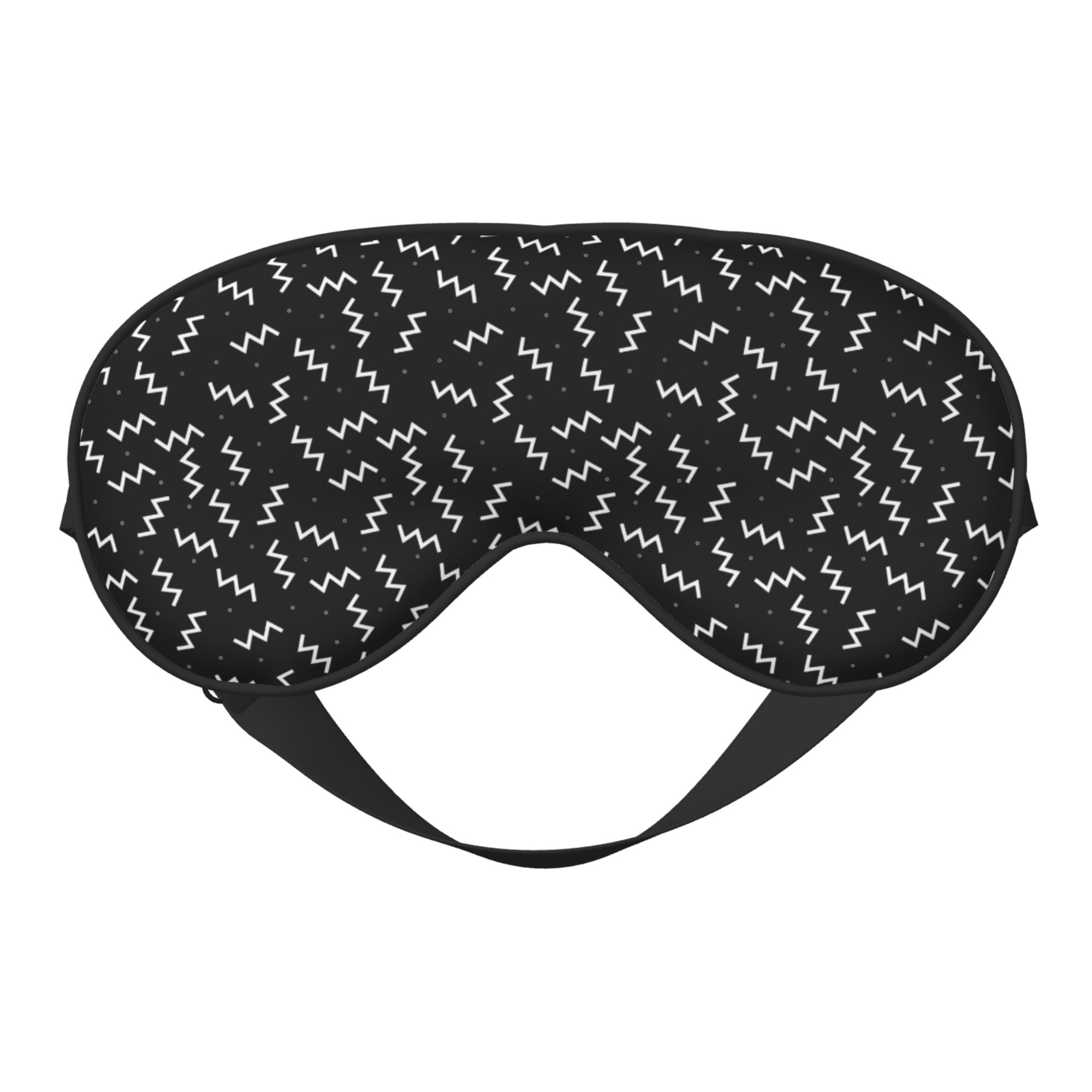 Soft Zero Pressure Eyes Cover Irregular Zigzags Background Light ...