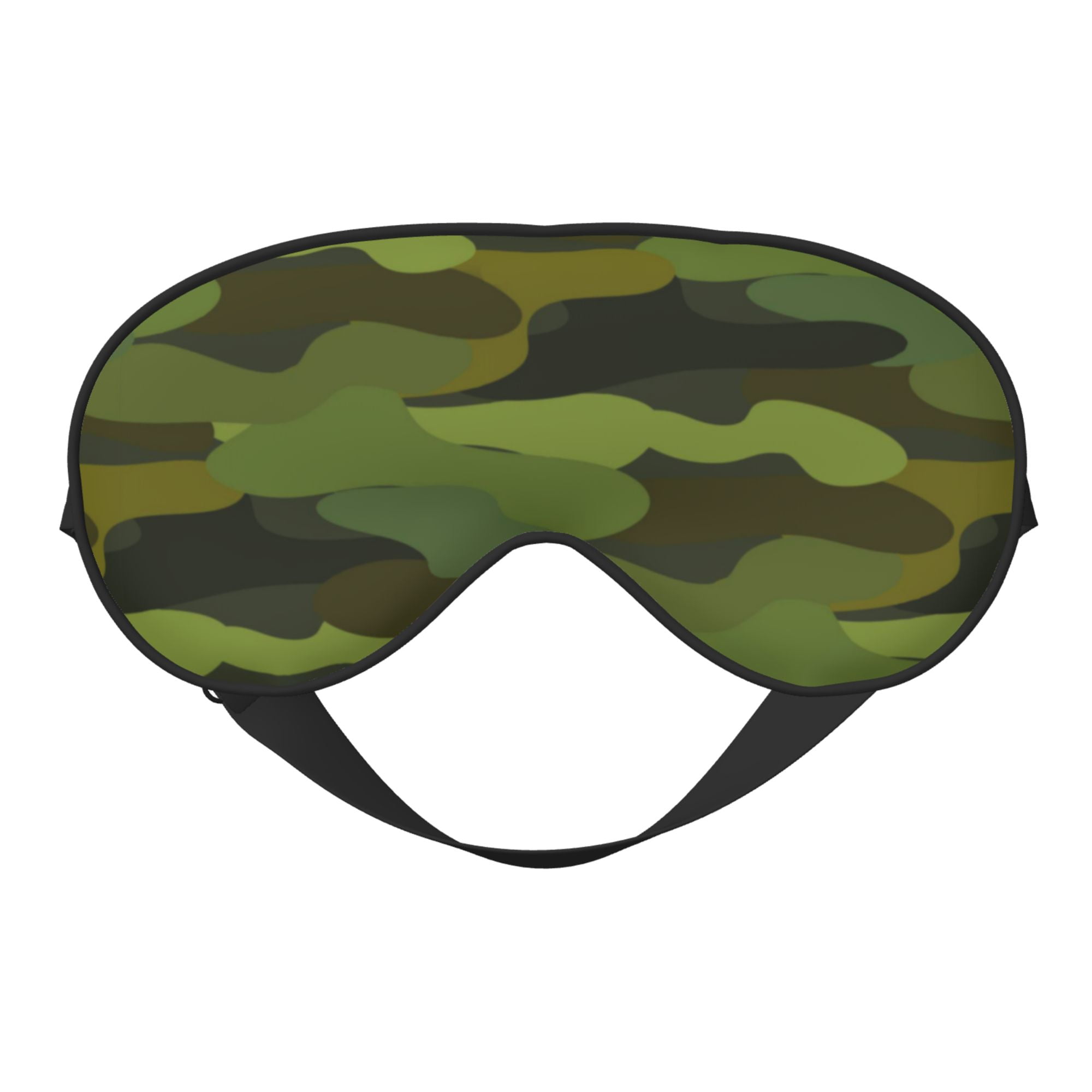 Soft Zero Pressure Eyes Cover Khaki Camouflage Seamless Light Blocking ...