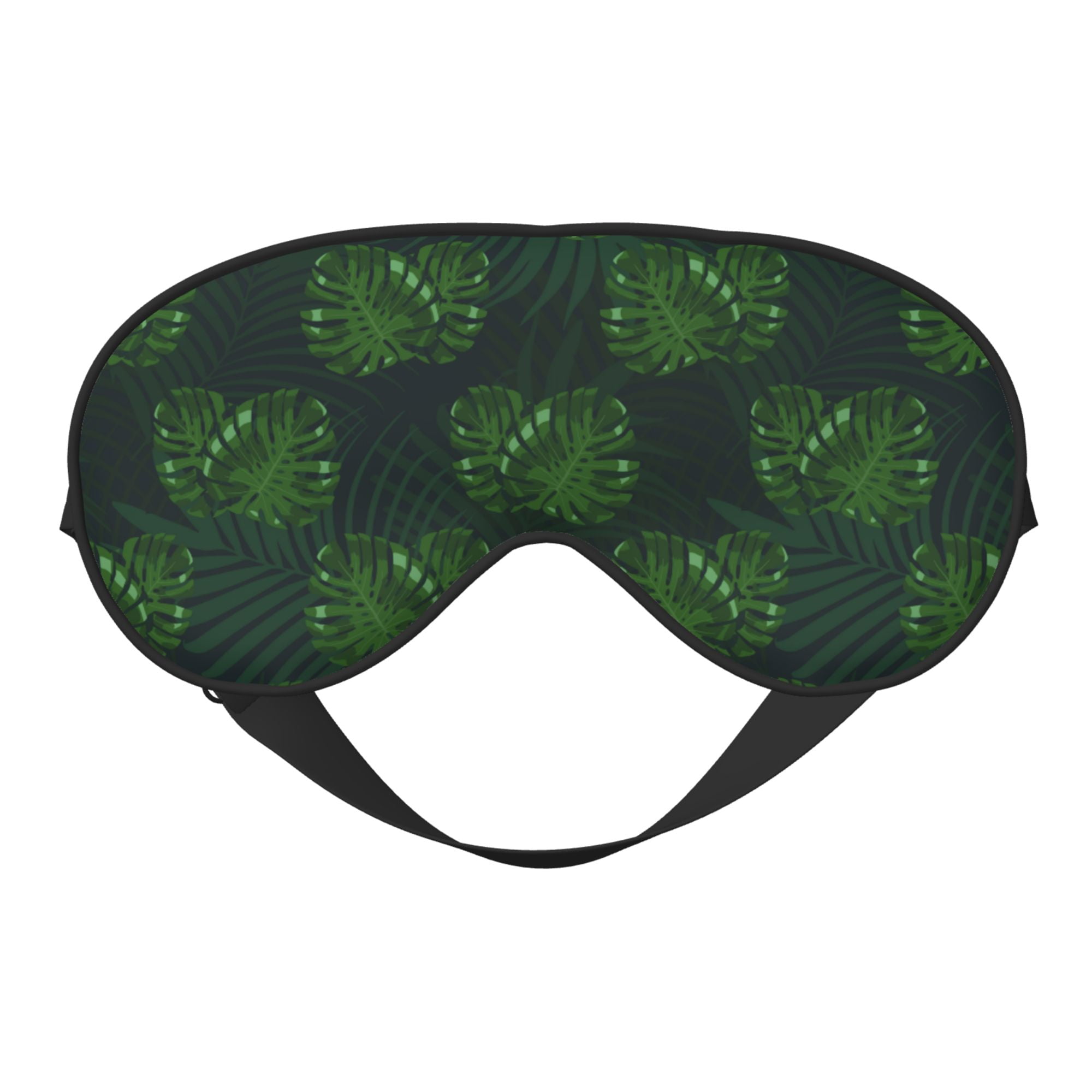 Soft Zero Pressure Eyes Cover Leaves Patterns Light Blocking Sleeping ...