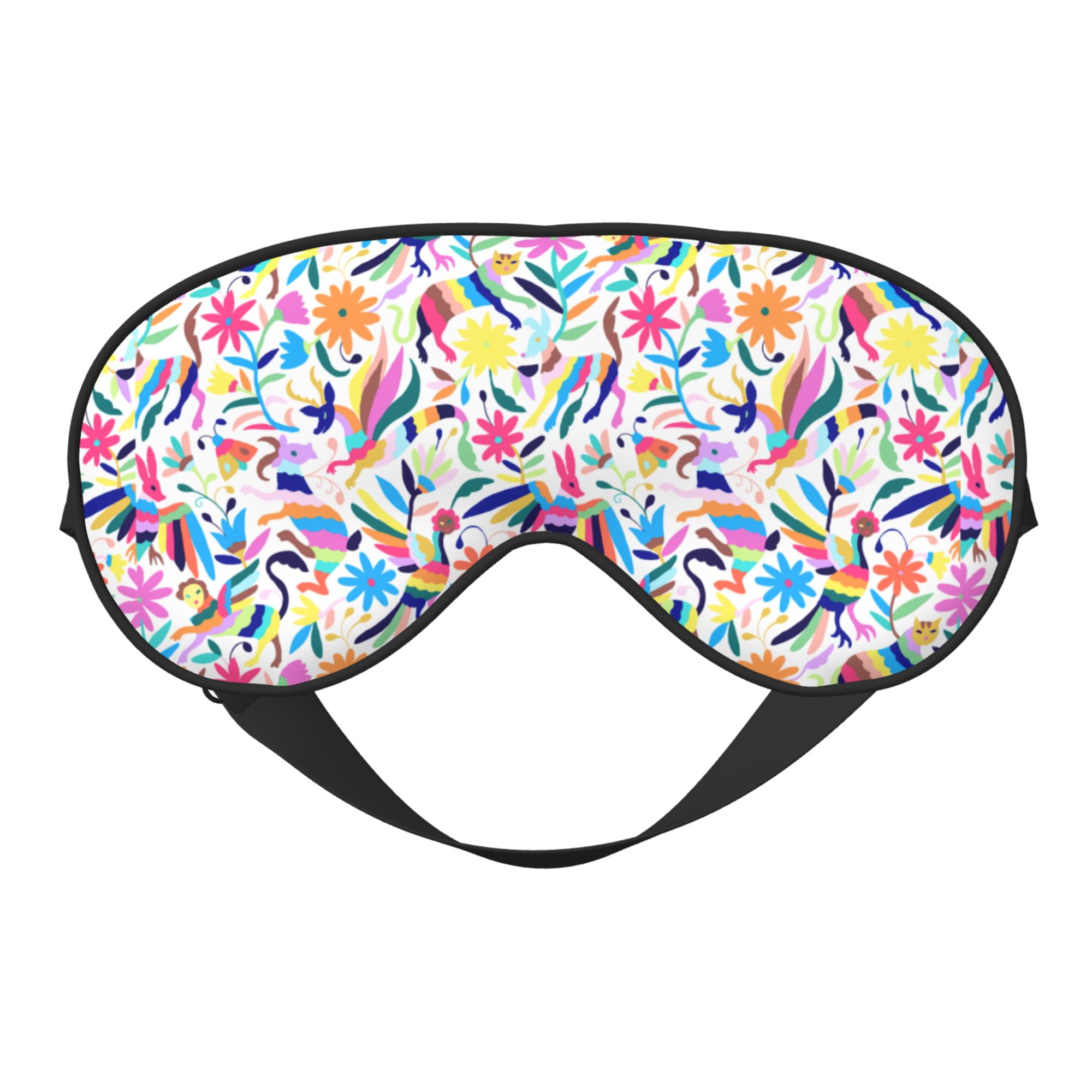 Soft Zero Pressure Eyes Cover Mexican Otomi Animals Light Blocking ...