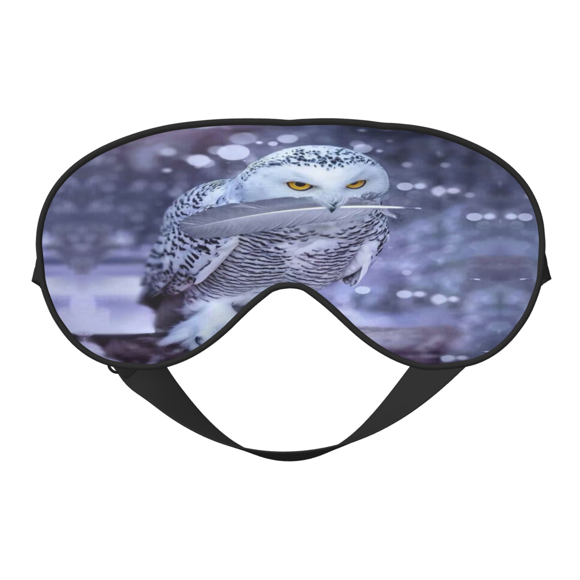 Soft Zero Pressure Eyes Cover Owl Light Blocking Sleeping Eye Mask For ...
