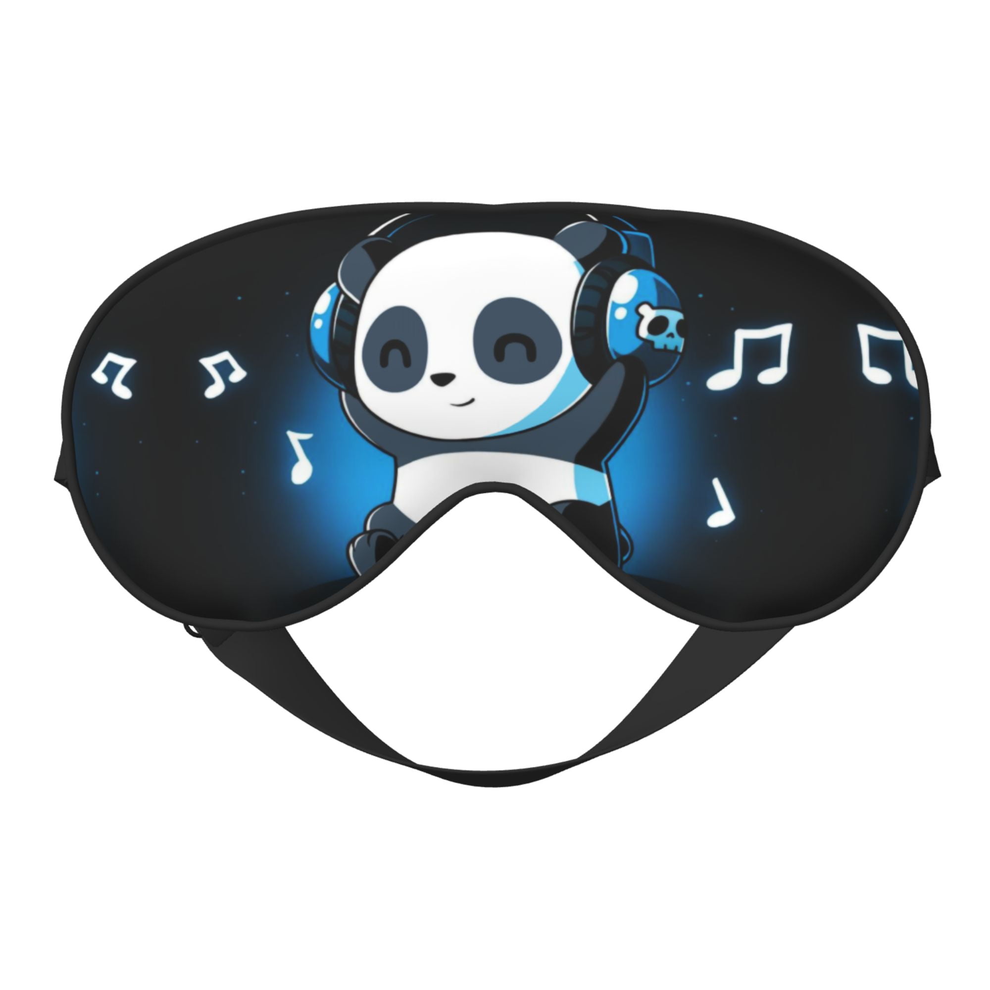 Soft Zero Pressure Eyes Cover Panda Animal Headphones Light Blocking ...