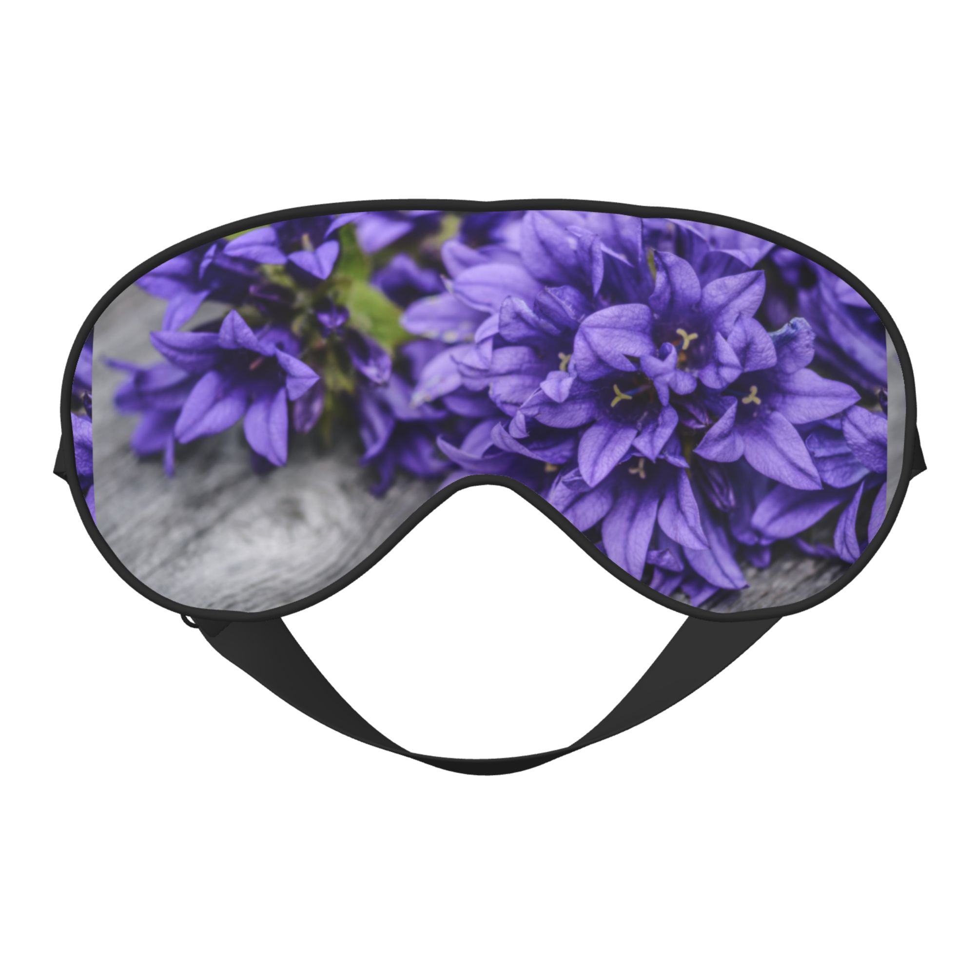 Soft Zero Pressure Eyes Cover Purple Flowers Background Light Blocking ...