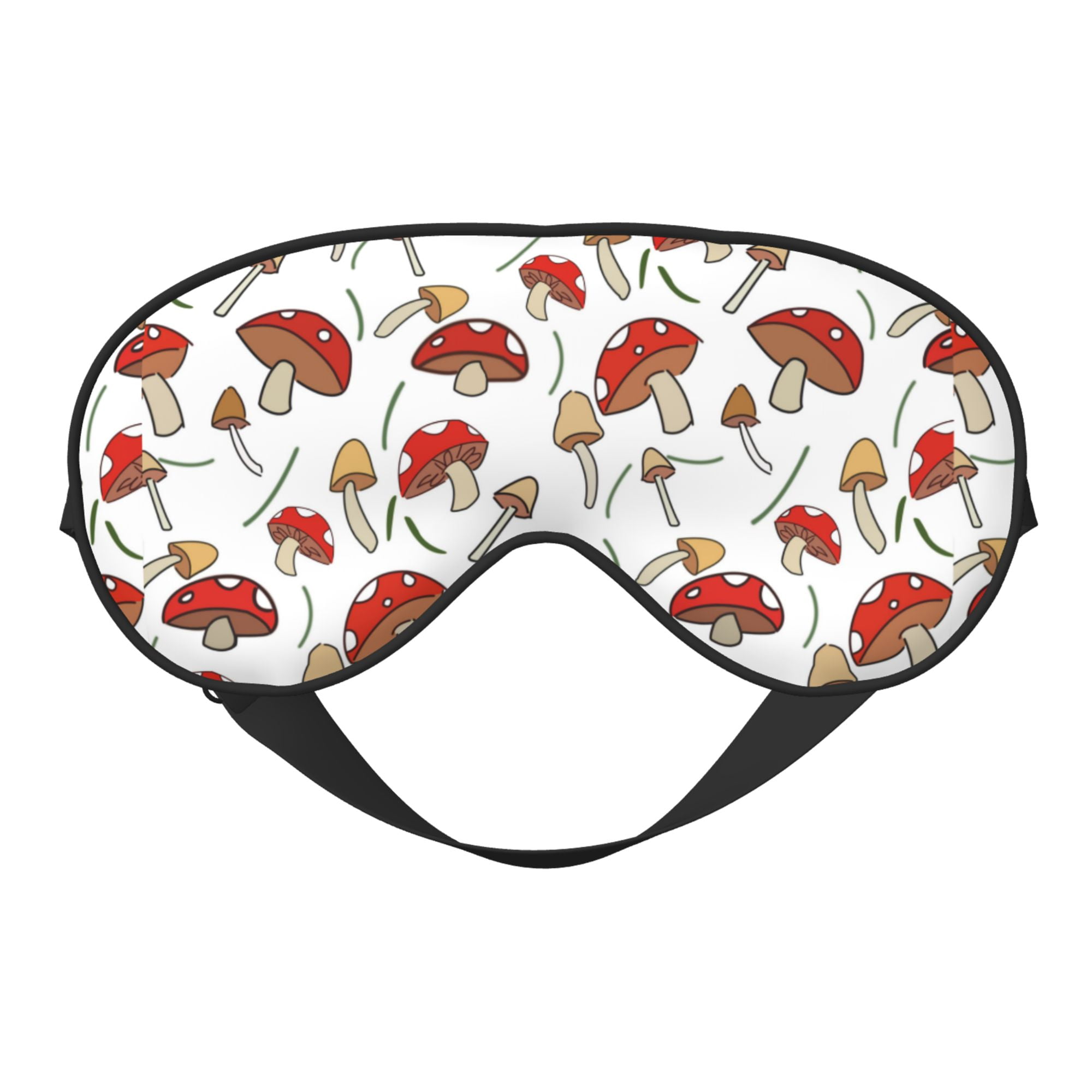Soft Zero Pressure Eyes Cover Red Mushroom Light Blocking Sleeping Eye ...