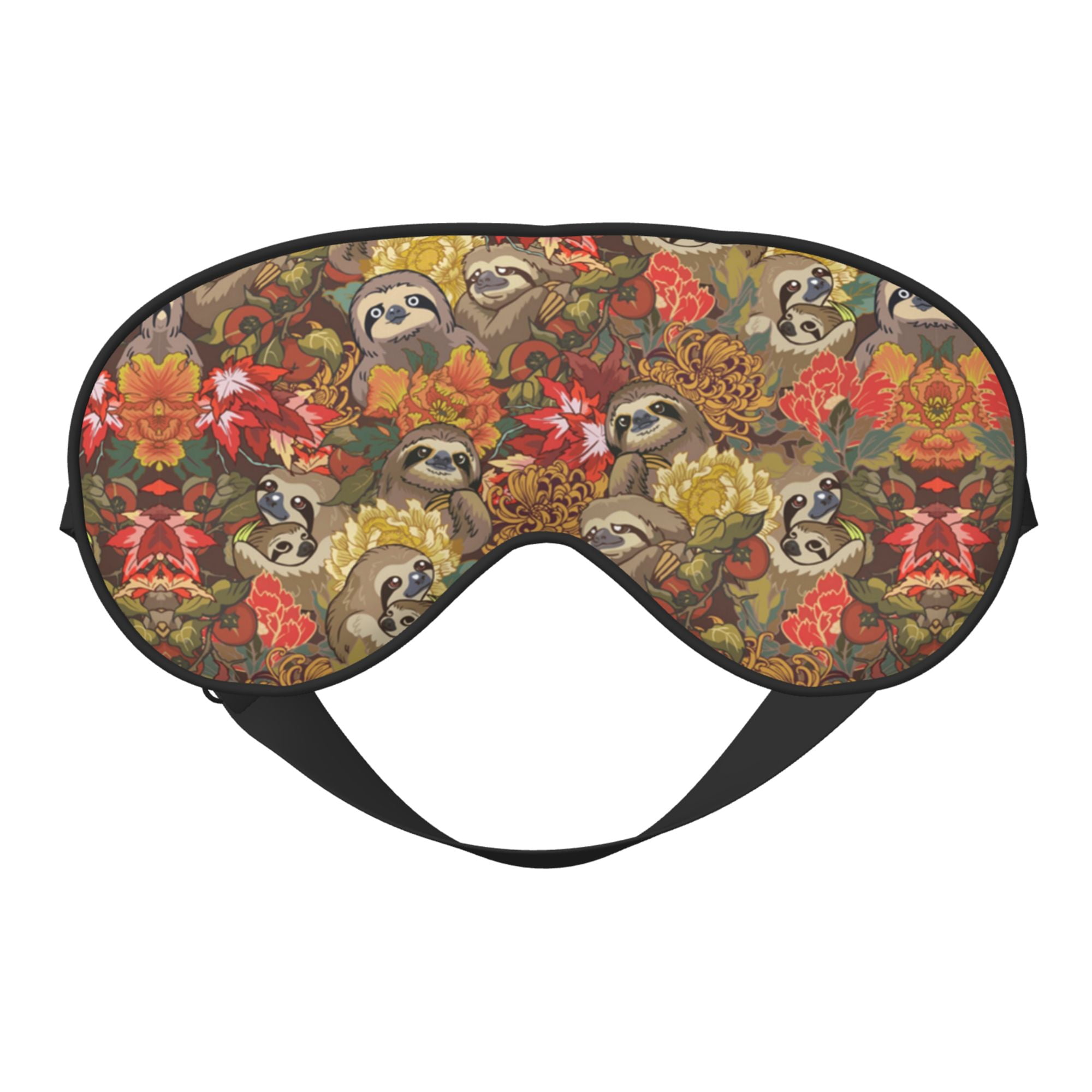 Soft Zero Pressure Eyes Cover Sloth Half Light Blocking Sleeping Eye ...