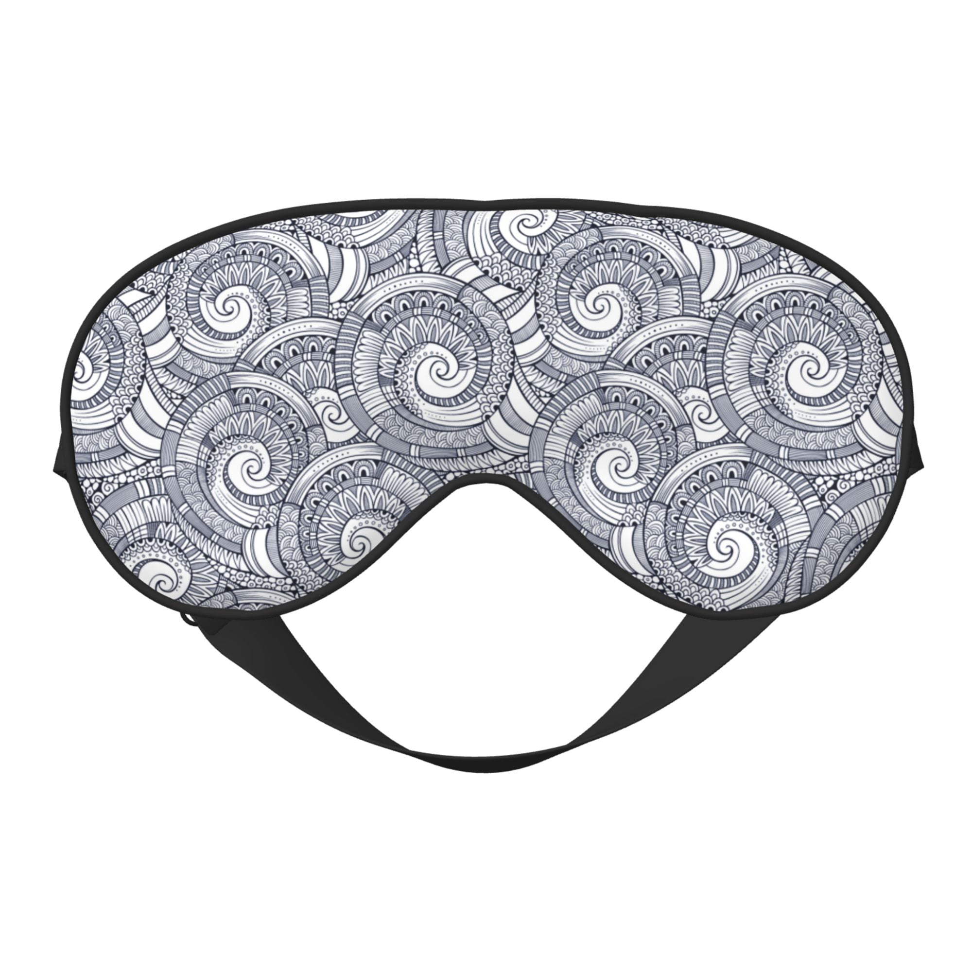 Soft Zero Pressure Eyes Cover Spirals Pat Seamless Light Blocking ...