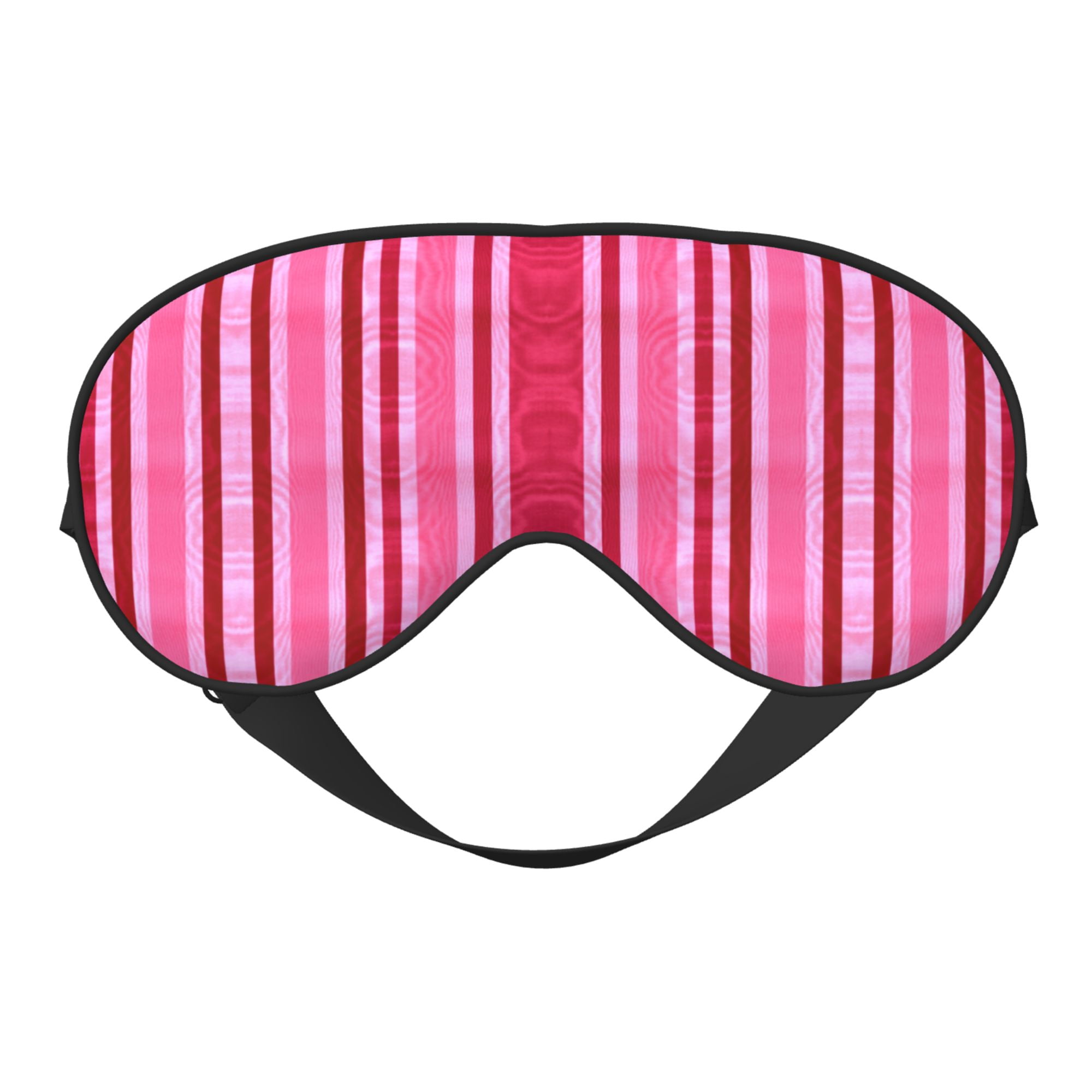 Soft Zero Pressure Eyes Cover Striped Moire Light Blocking Sleeping Eye ...