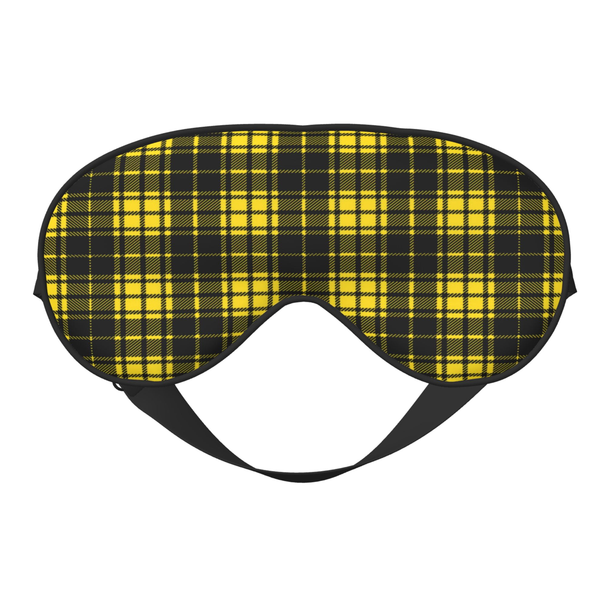 Soft Zero Pressure Eyes Cover Yellow And Black Lumberjack Buffalo ...