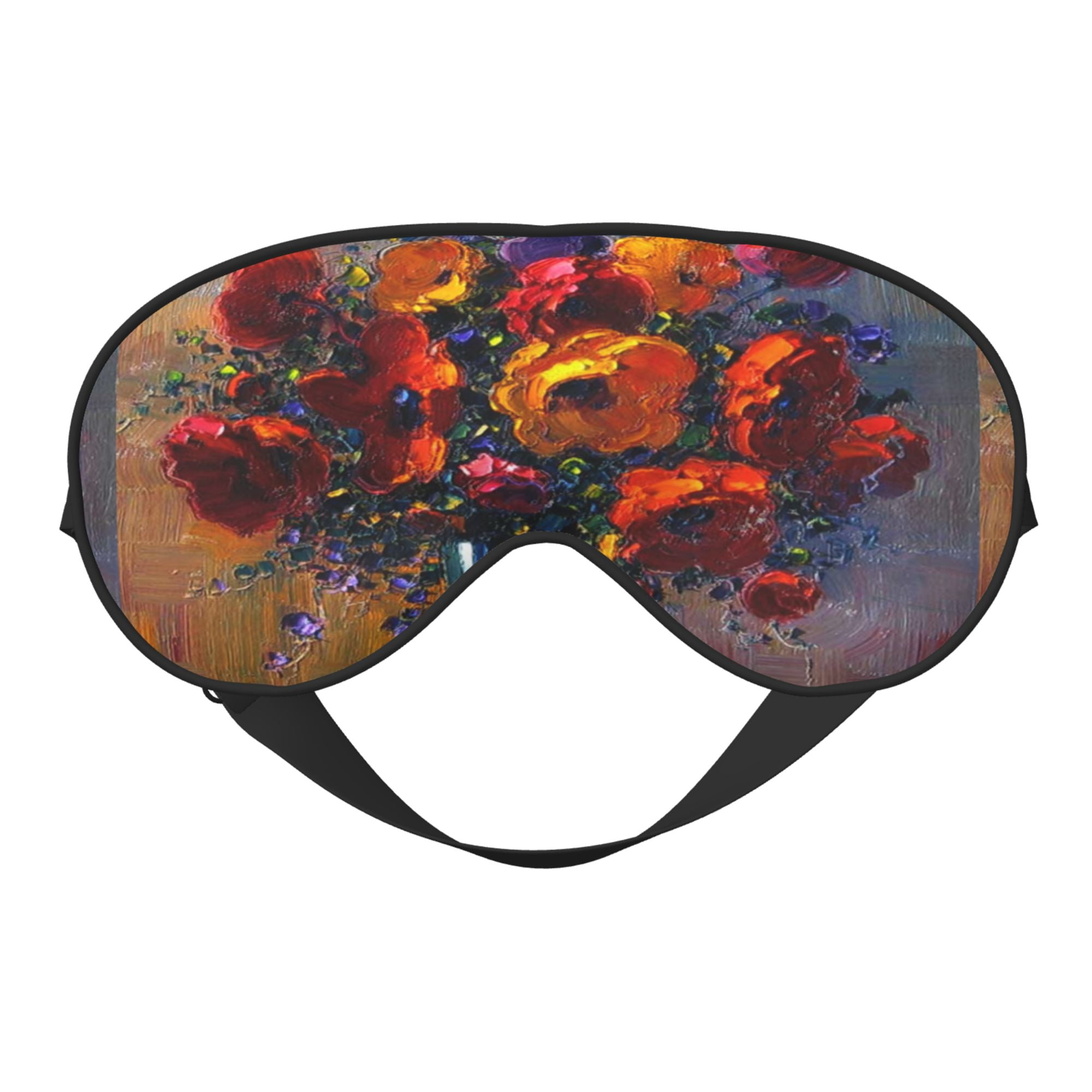 Soft Zero Pressure Eyes Cover d Flowers Light Blocking Sleeping Eye ...