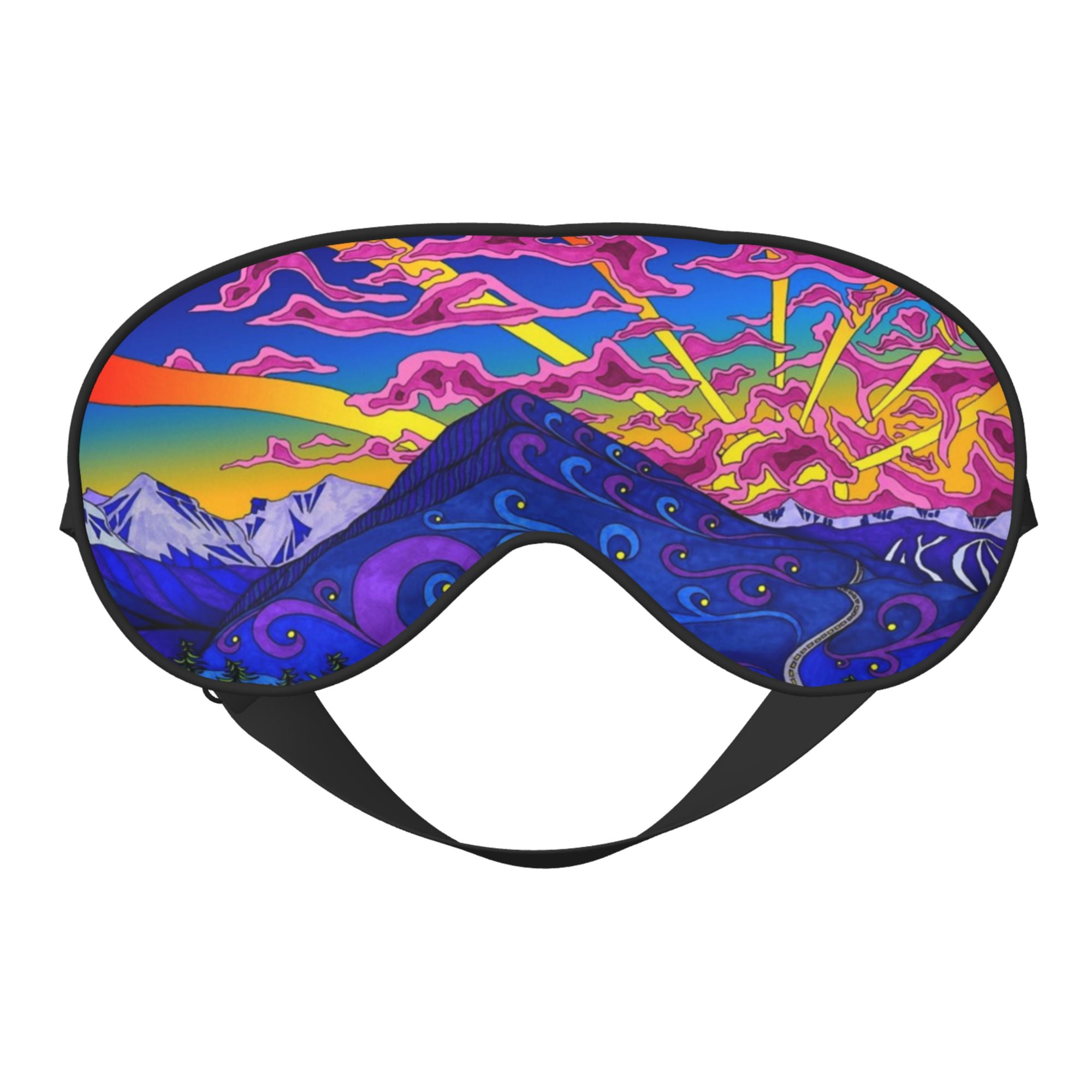 Soft Zero Pressure Eyes Cover dpsychedelic Art Wallpaper Light Blocking ...