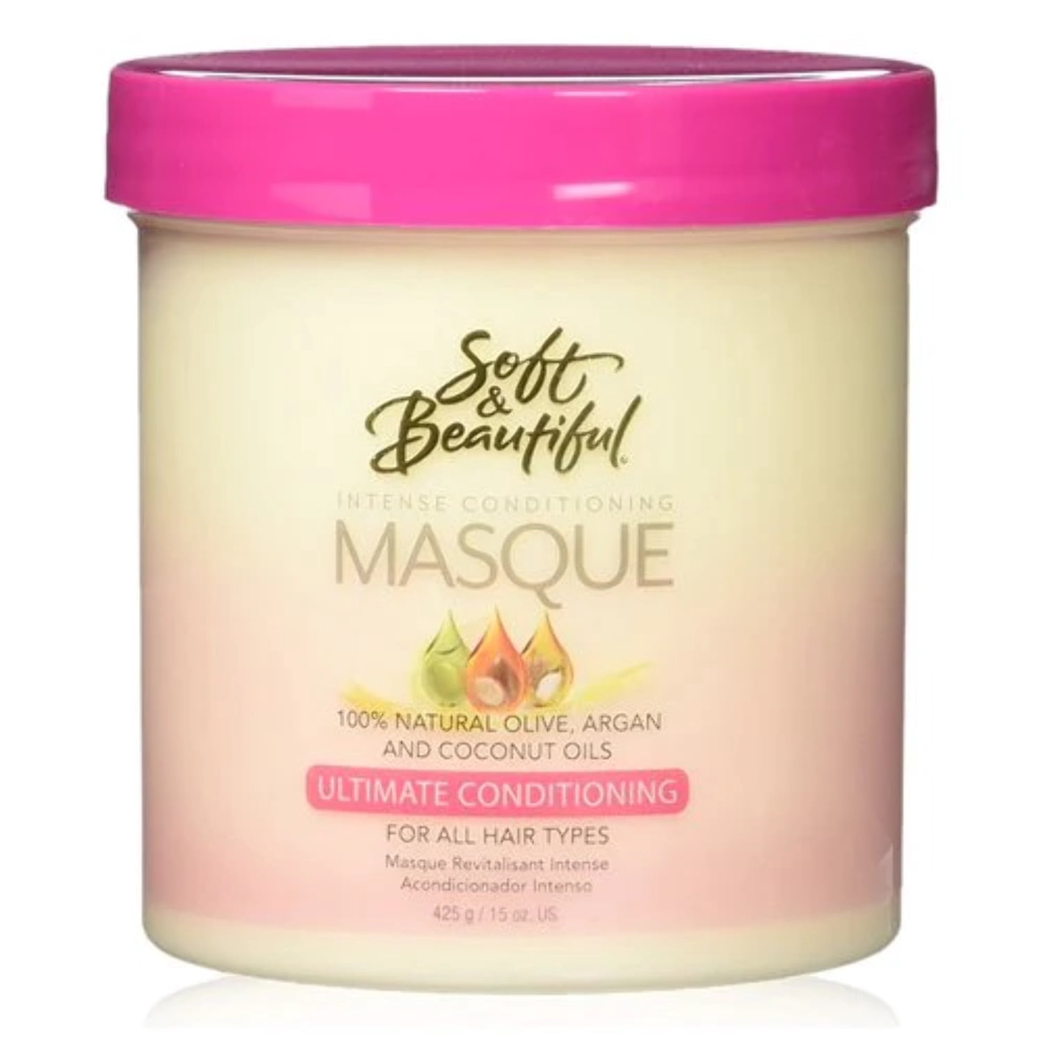 Soft and Beautiful - Intense Conditioning Masque 15oz - Walmart.com