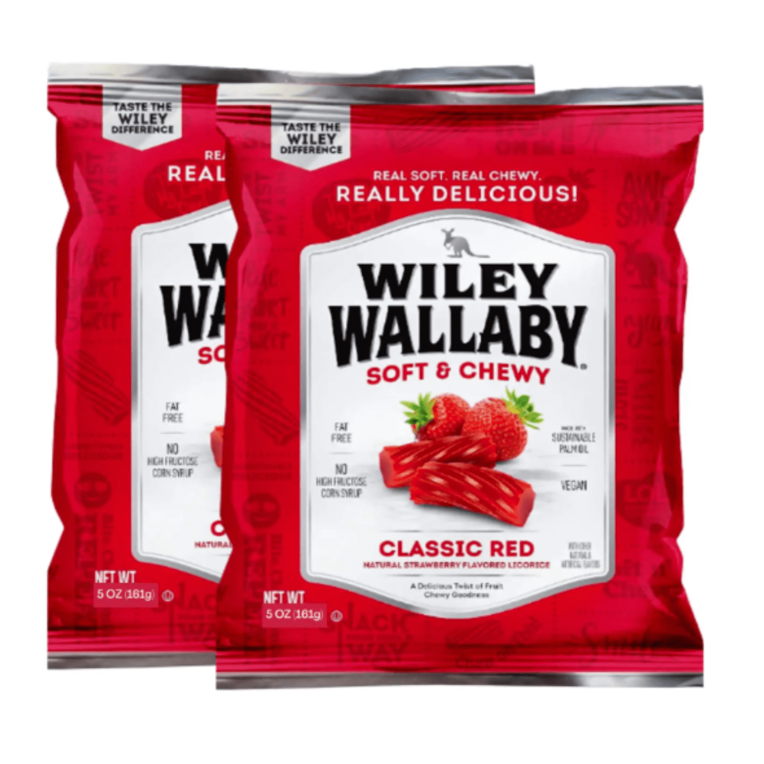 Soft and Chewy Classic Red Licorice Candy Twists Great for Snacks Movie ...