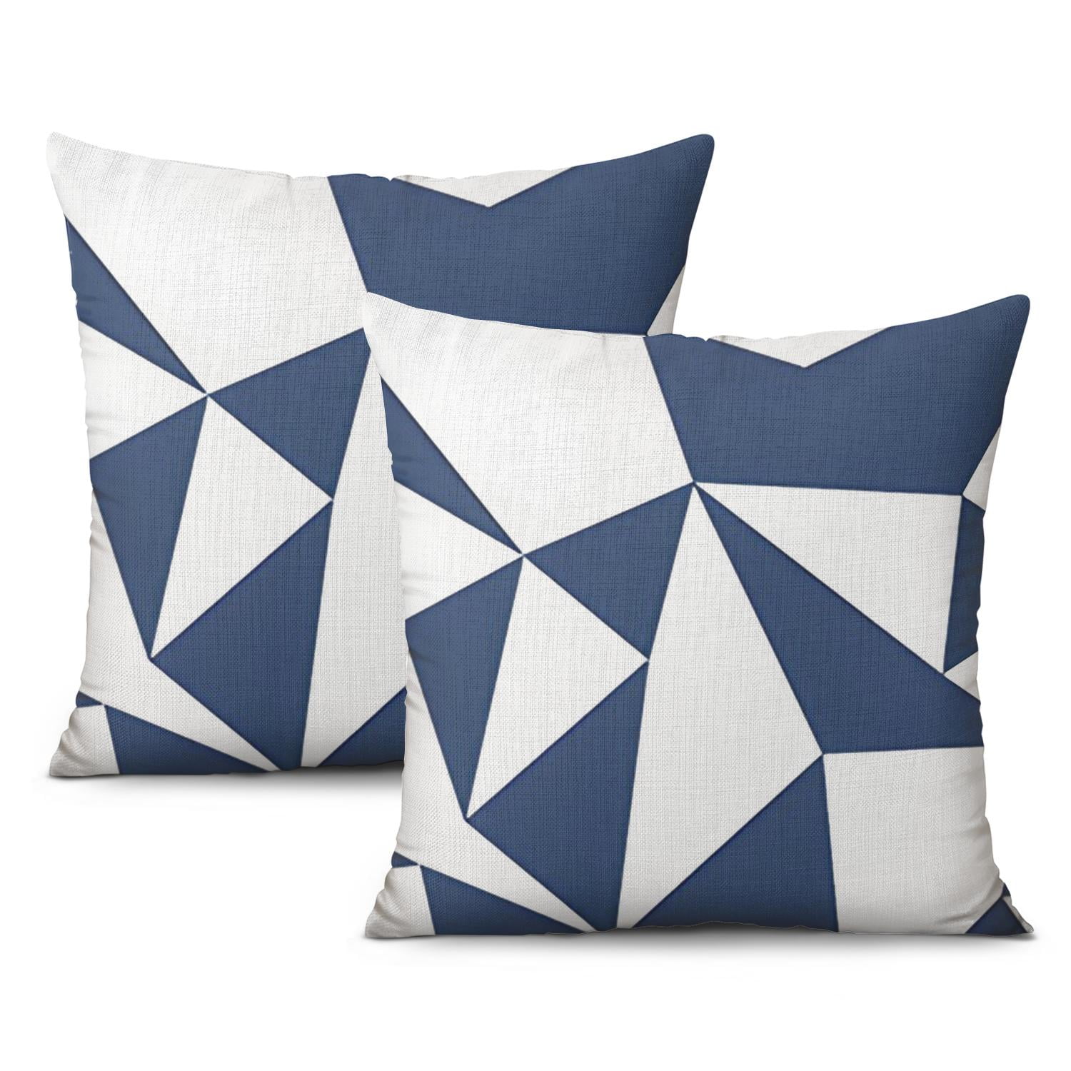 Soft and Comfortable Pillow Covers - Modern Light Blue Linen Fabric ...