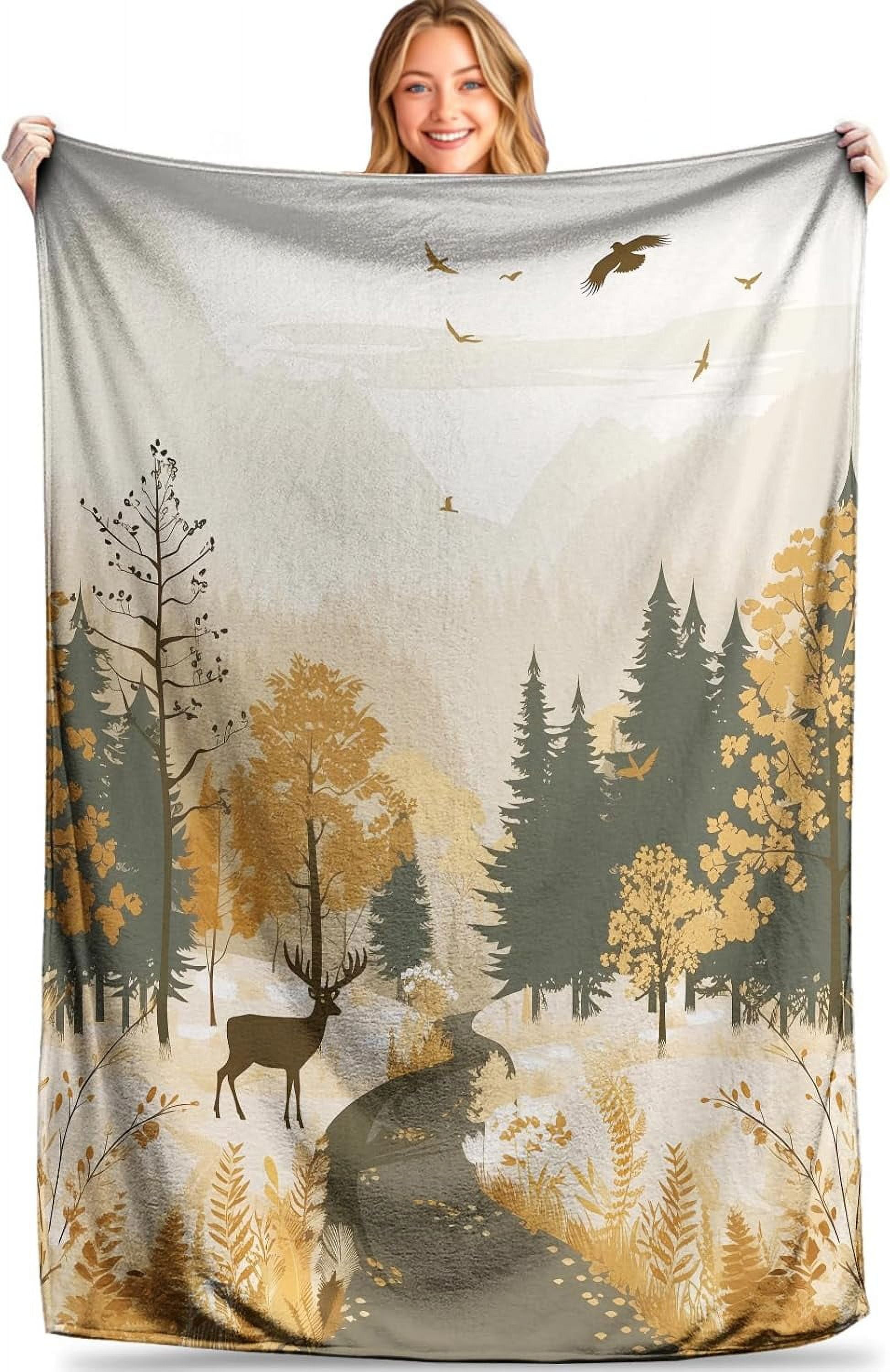 Soft and Cozy Sloth Blanket - Lightweight, Fluffy Flannel Plush Throw ...