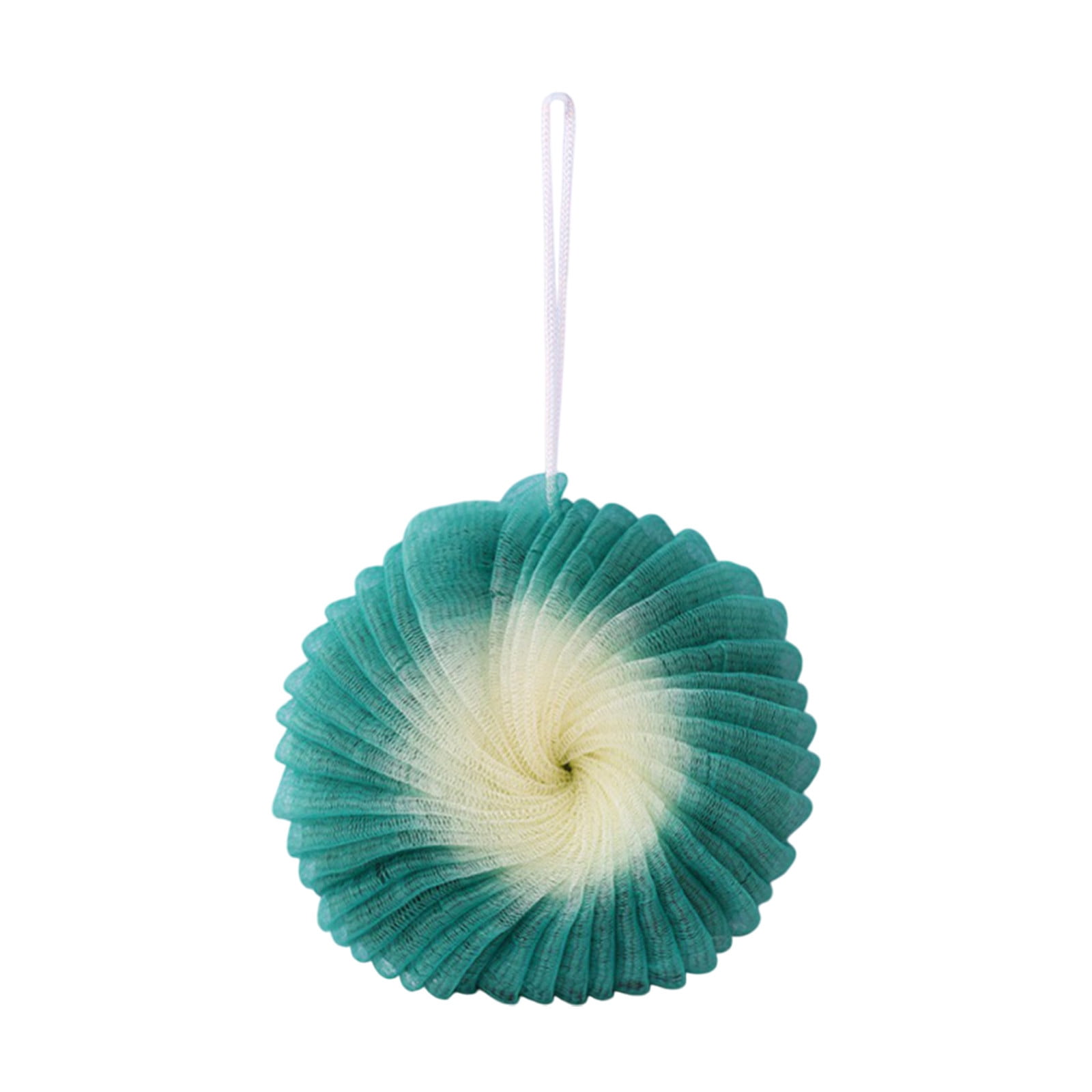 Soft and Fluffy Double Layer Bath Sponge with Hook - Multiple Color ...