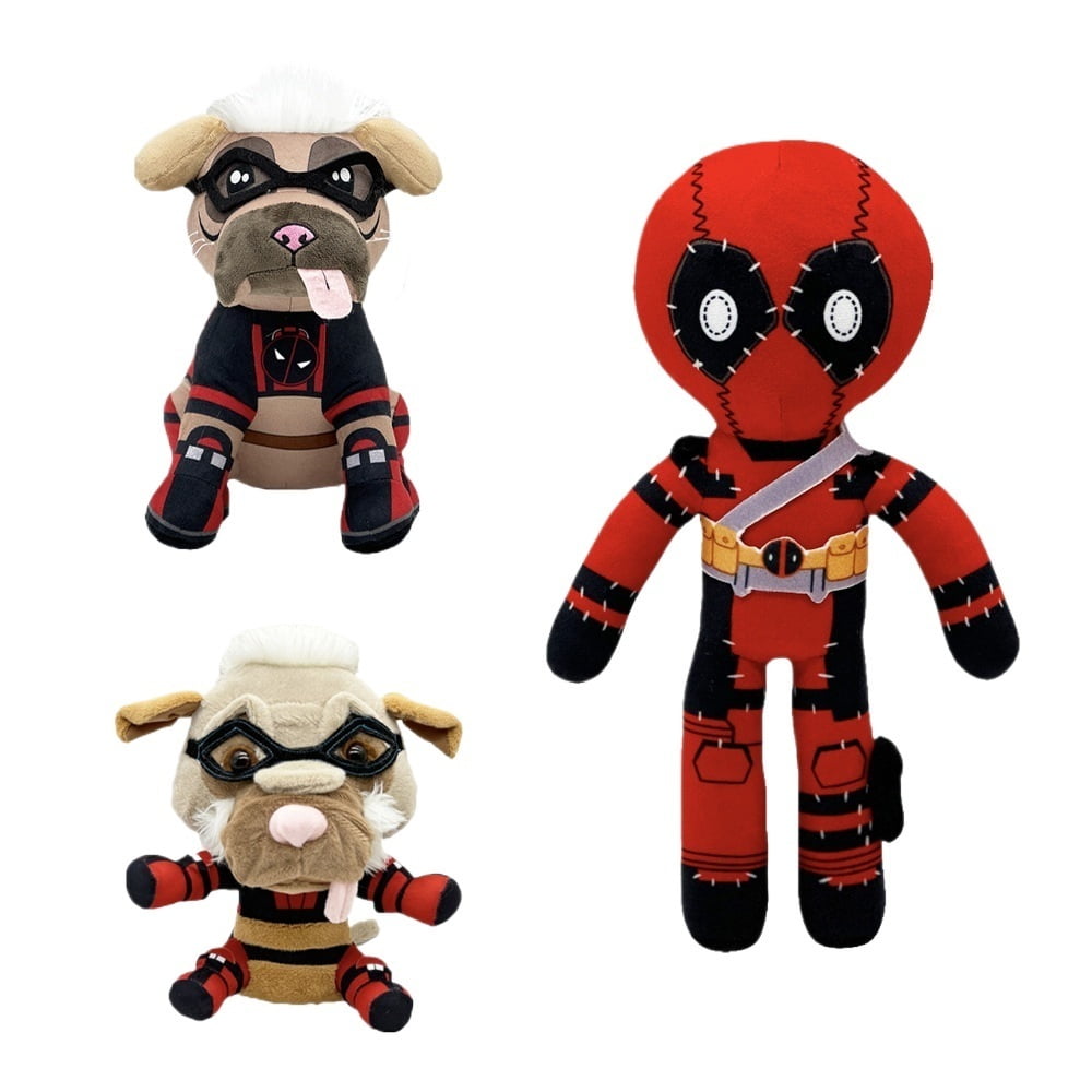 Deadpool dog plush toy doll 3-piece set - Walmart.com